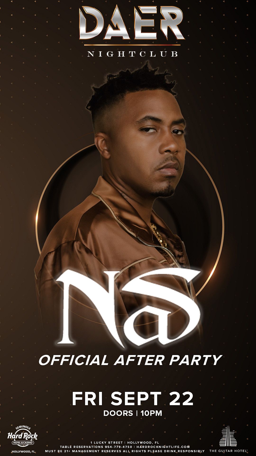 Nas Official Afterparty | DAER Nightclub at Daer Nightclub - Friday ...