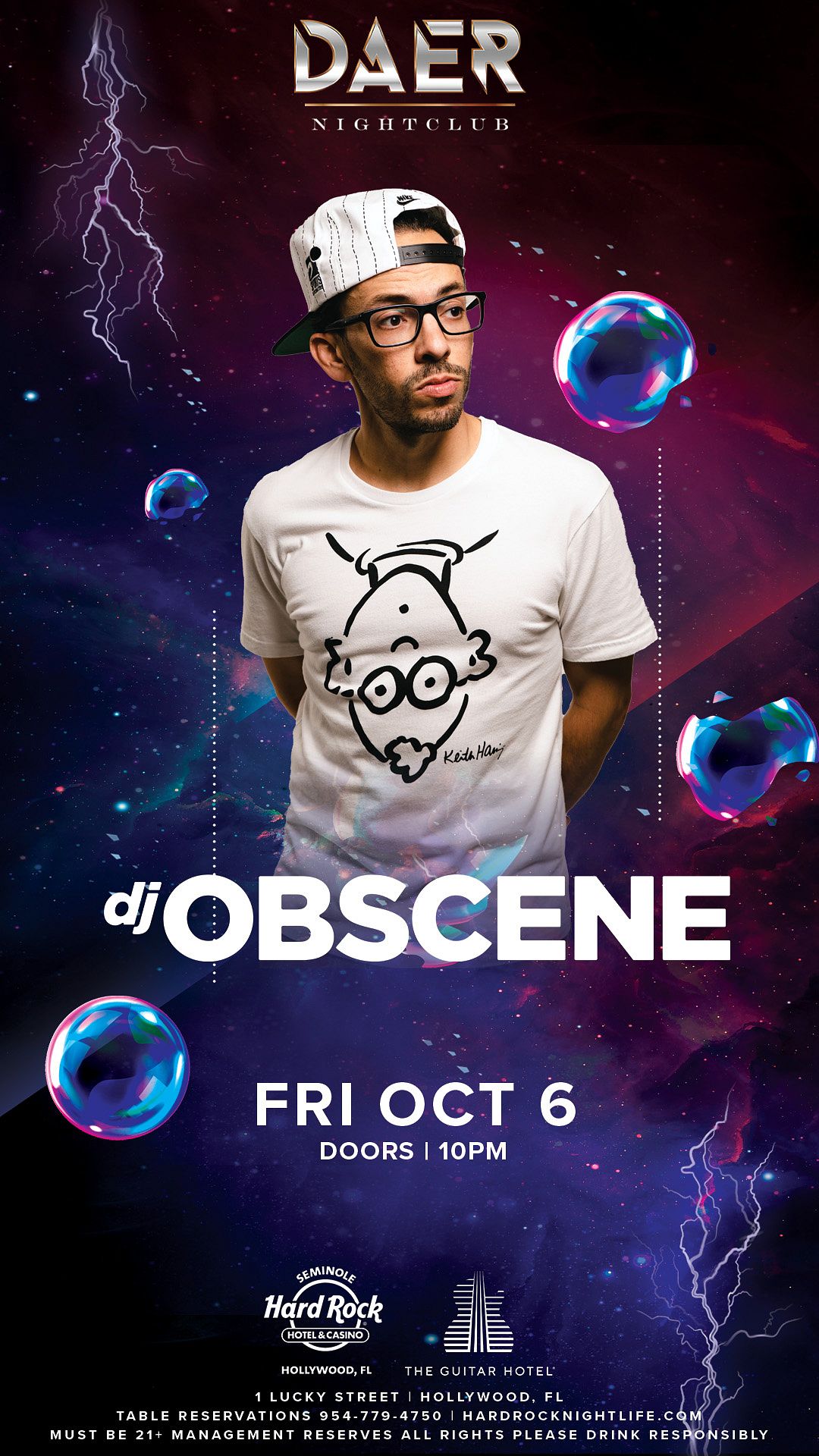 DJ Obscene | DAER Nightclub - Hard Rock Holly at Daer Nightclub ...
