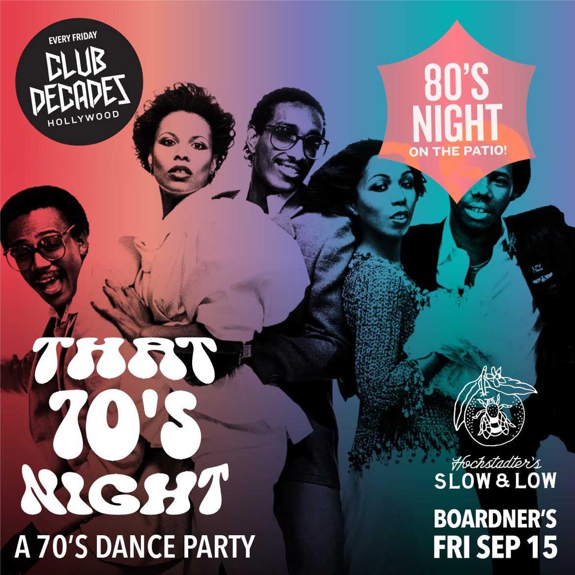 Club Decades - That 70's Night at Boardners (Club Decades) - Friday ...