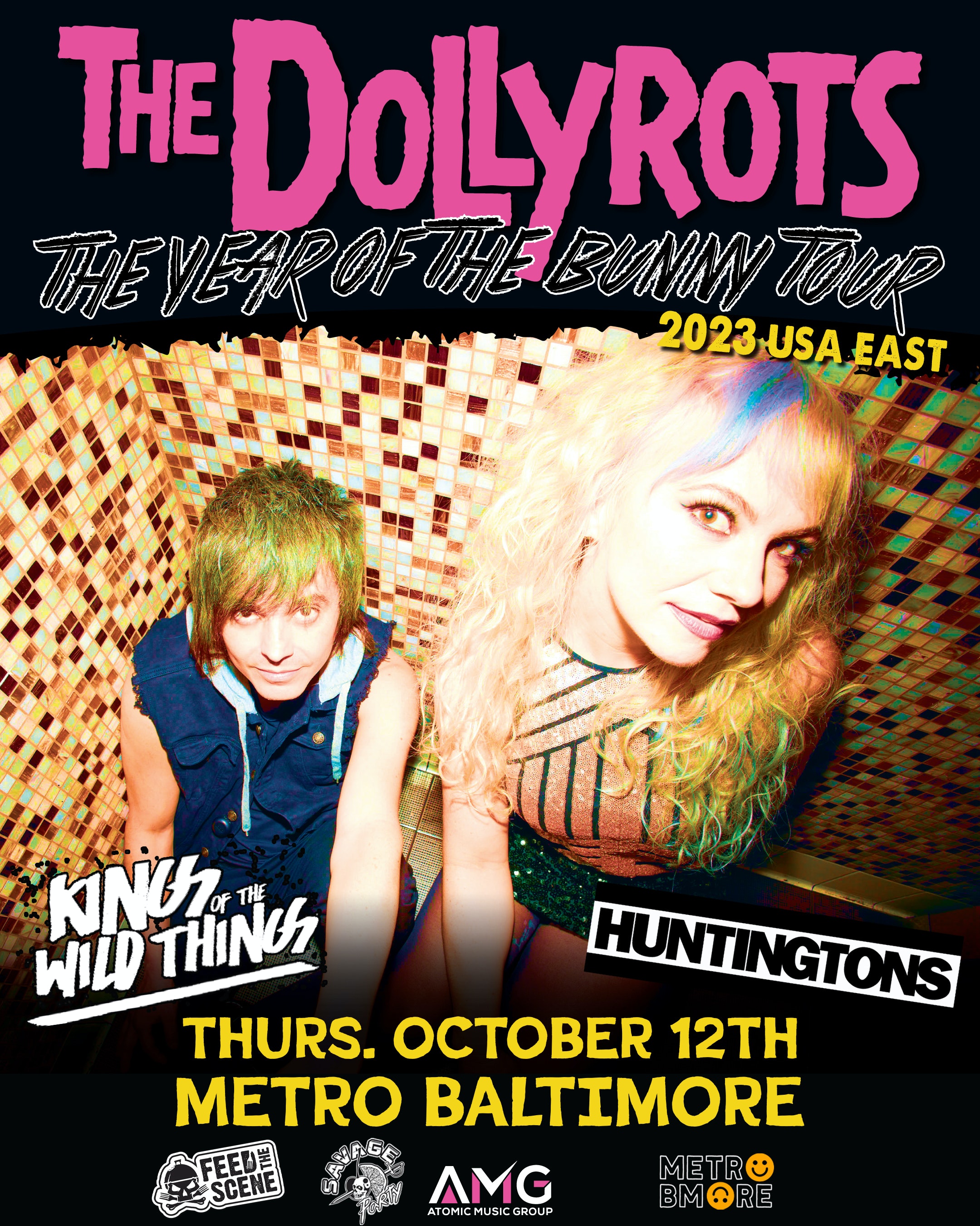 THE DOLLYROTS w/ Kings of the Wild Things and Huntingtons at Metro ...