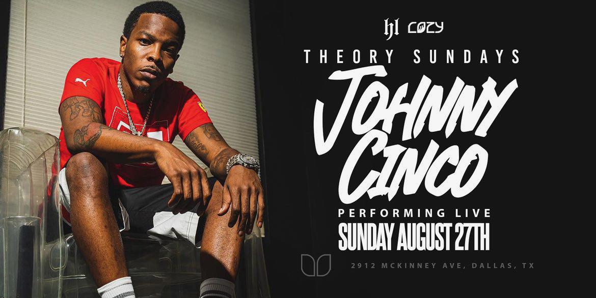 Johnny Cinco AKA John Popi - Live at Theory at Theory - Sunday, Aug 27 ...