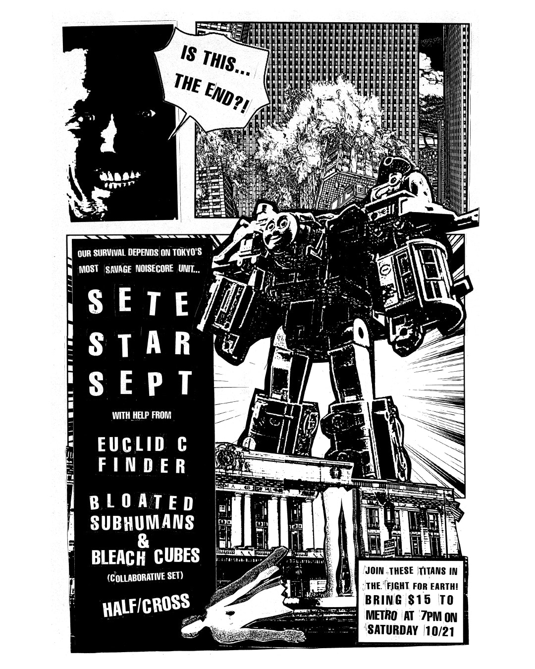 SETE STAR SEPT w/ Euclid C Finder, Bloated Subhumans & Bleach Cubes ...