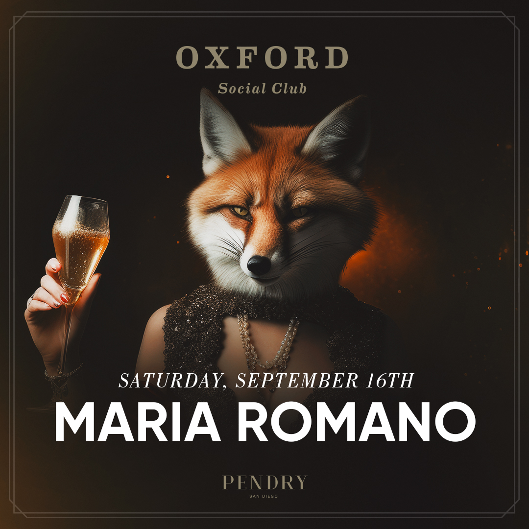 DJ Maria Romano at Oxford Social Club - Saturday, Sep 16 2023 | Discotech