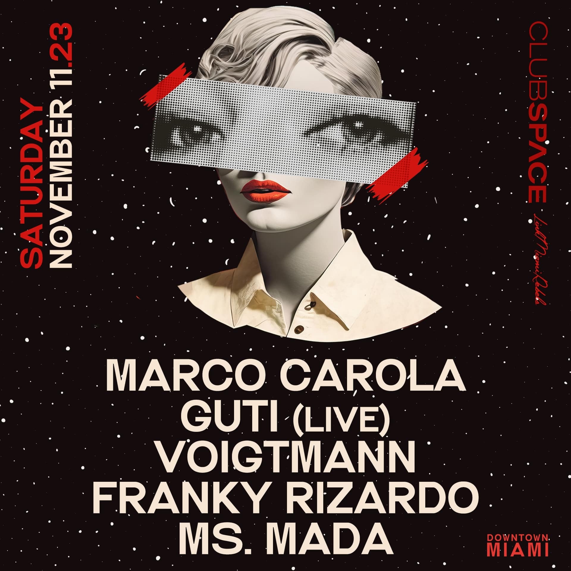 Marco Carola, Guti (Live), Voigtmann & Franky Rizardo at Space ...