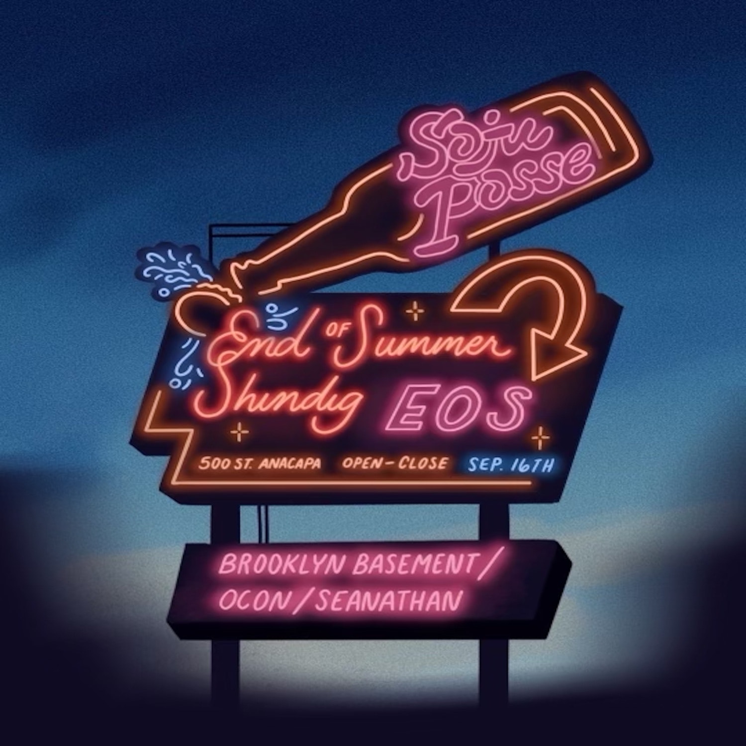 Soju Posse: End of Summer Shindig at Eos Lounge - Saturday, Sep 16 2023 ...