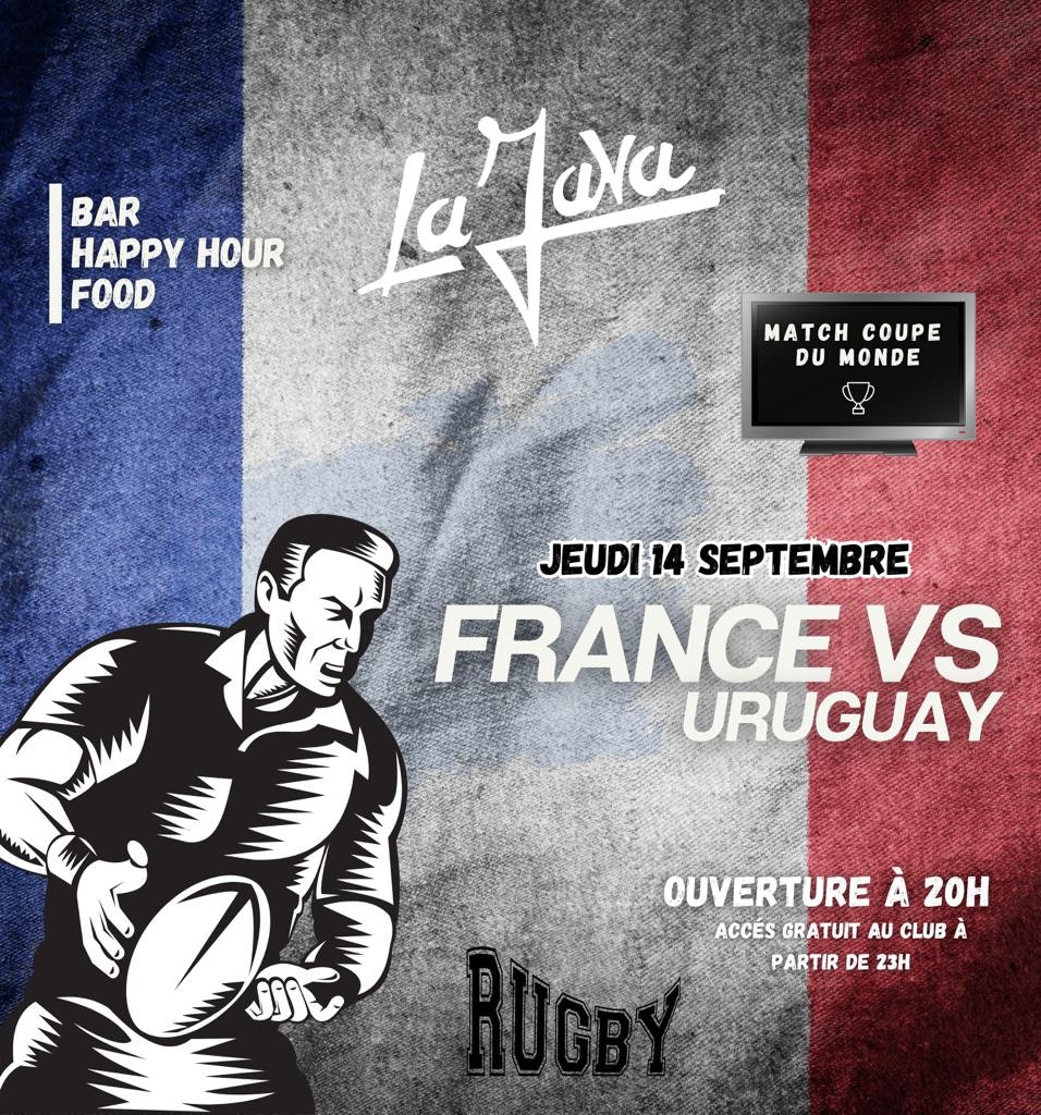 Coupe Du Monde De Rugby : France Vs Uruguay at La Java - Thursday, Sep ...