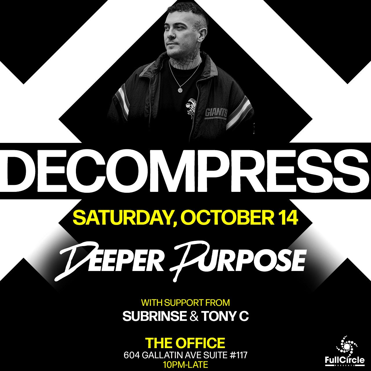 Deeper Purpose at The Office - Saturday, Oct 14 2023 | Discotech