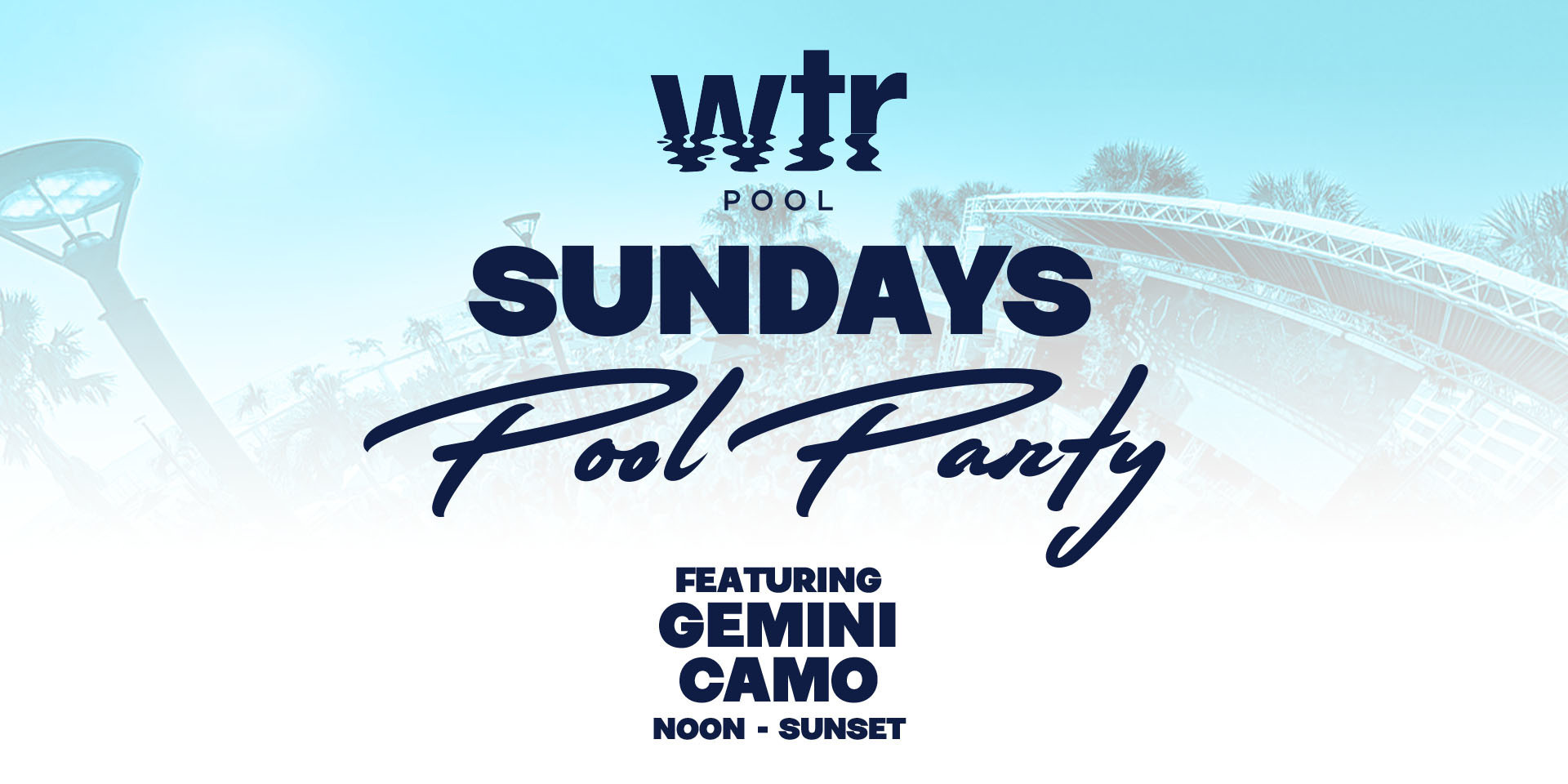 Pool is Open! at WTR Pool & Grill - Sunday, Oct 15 2023 | Discotech