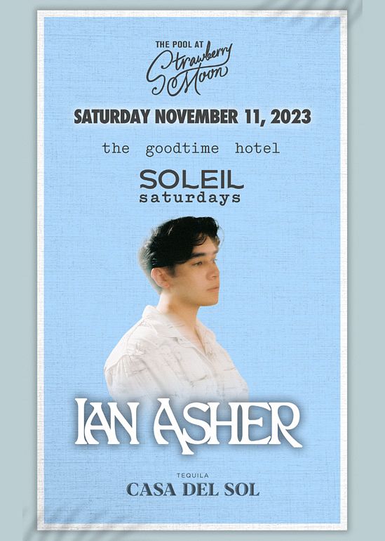 Ian Asher Pool Party at Strawberry Moon - Saturday, Nov 11 2023 | Discotech