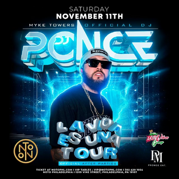 The Official Myke Towers La Vida Es Una Tour Afterparty at NOTO ...