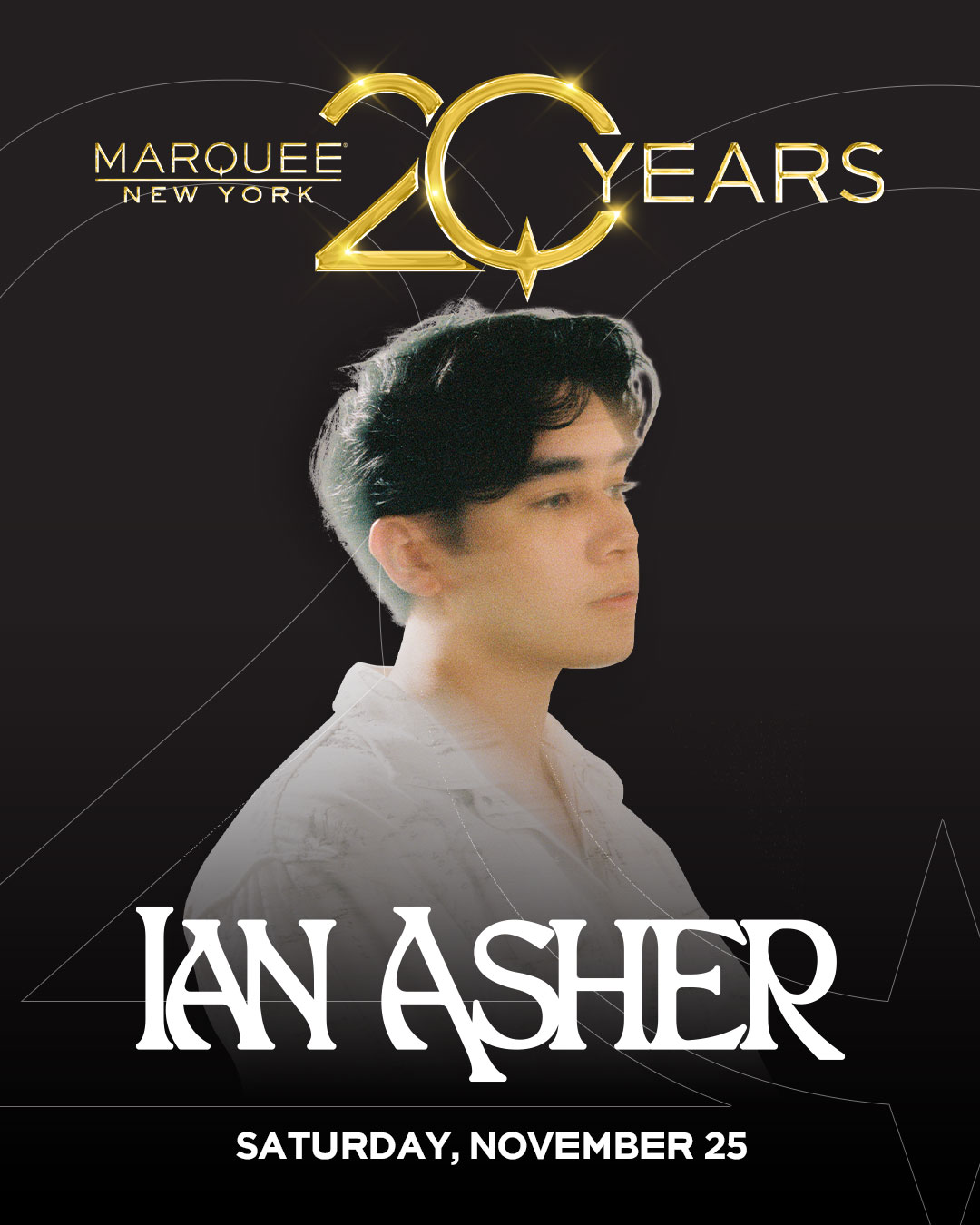 Ian Asher at Marquee NY - Saturday, Nov 25 2023 | Discotech