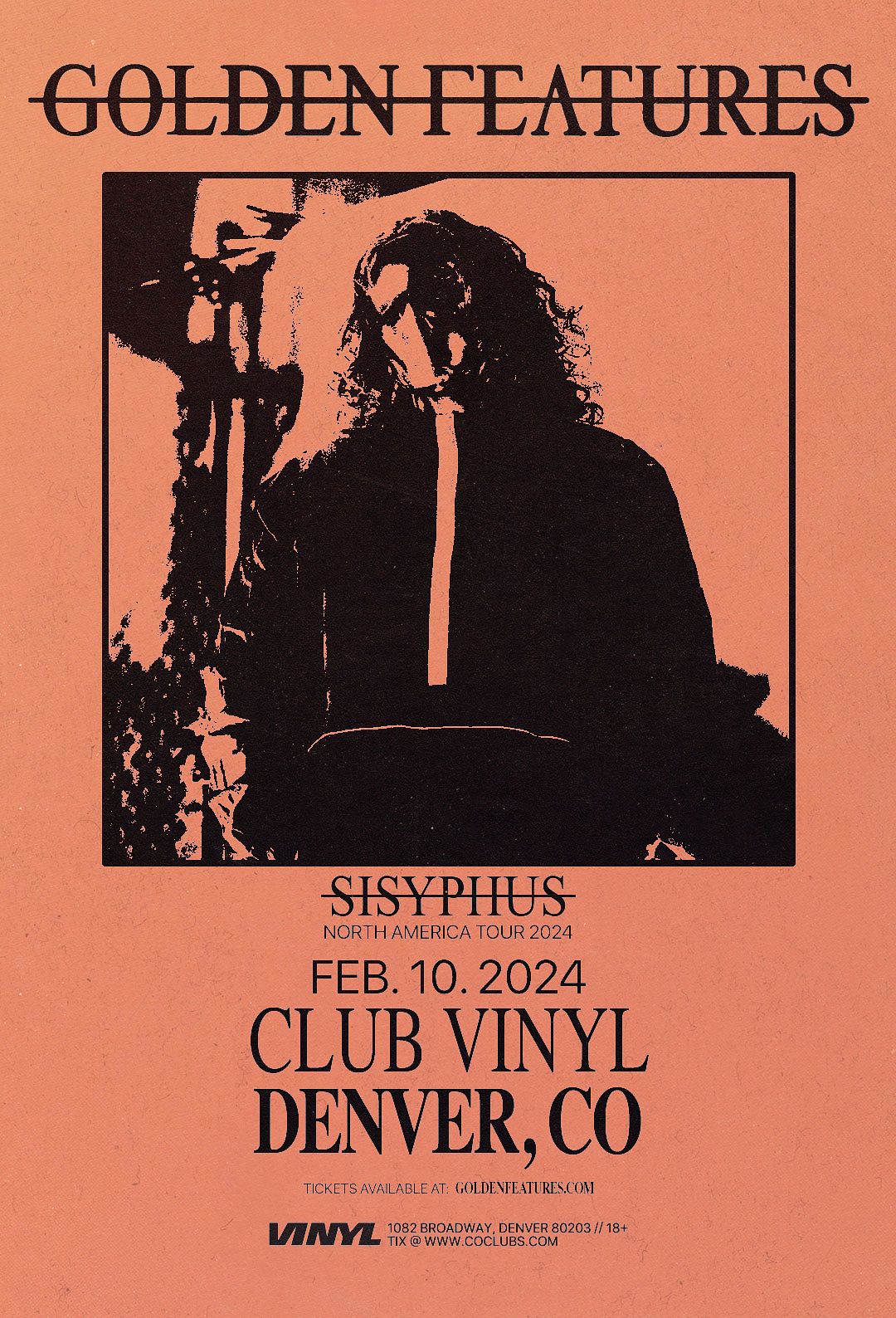 Golden Features Presents: Sisyphus Tour at Club Vinyl - Saturday, Feb ...