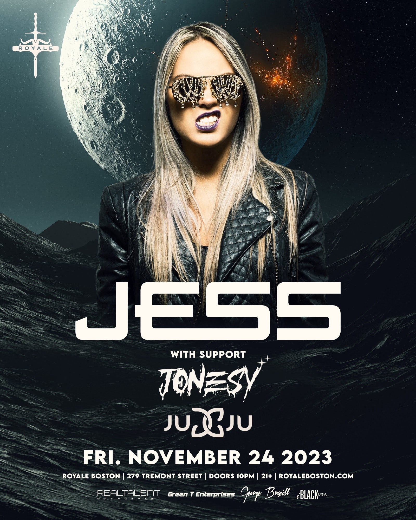 Jess, Jonesey & Juju Presented by Royale at Royale Nightclub - Friday, Nov 24 2023 | Discotech