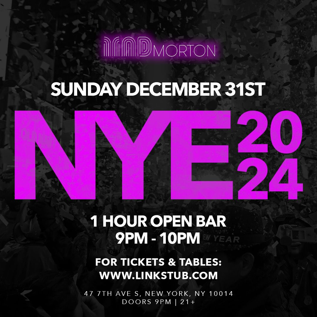 New Years Eve 2024 @ Mad Morton at New York New Year's Eve - Sunday ...