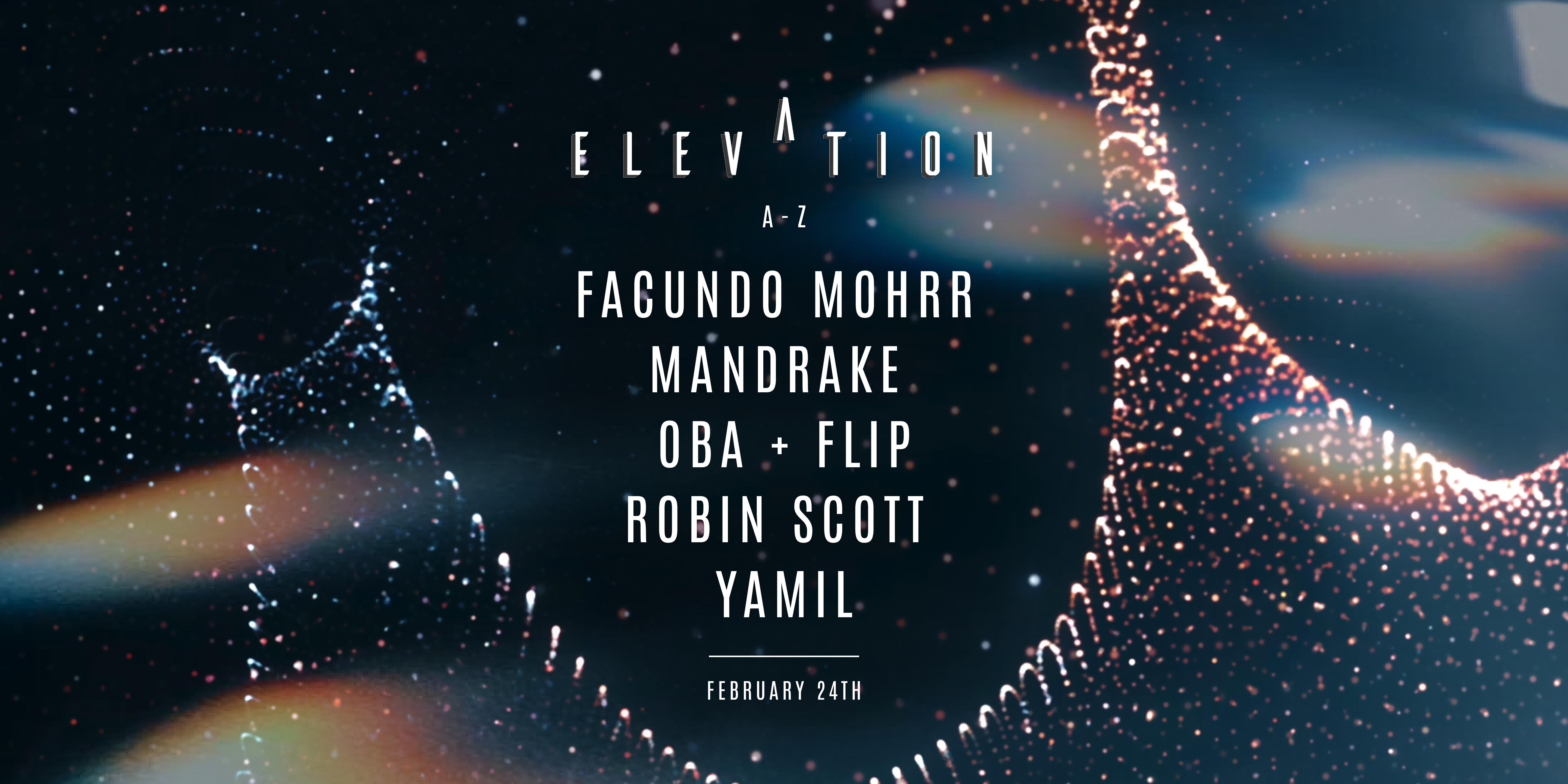 ELEVATION · Facundo Mohrr · Mandrake · Oba + Flip · Robin Scott · Yamil at House of Yes ...