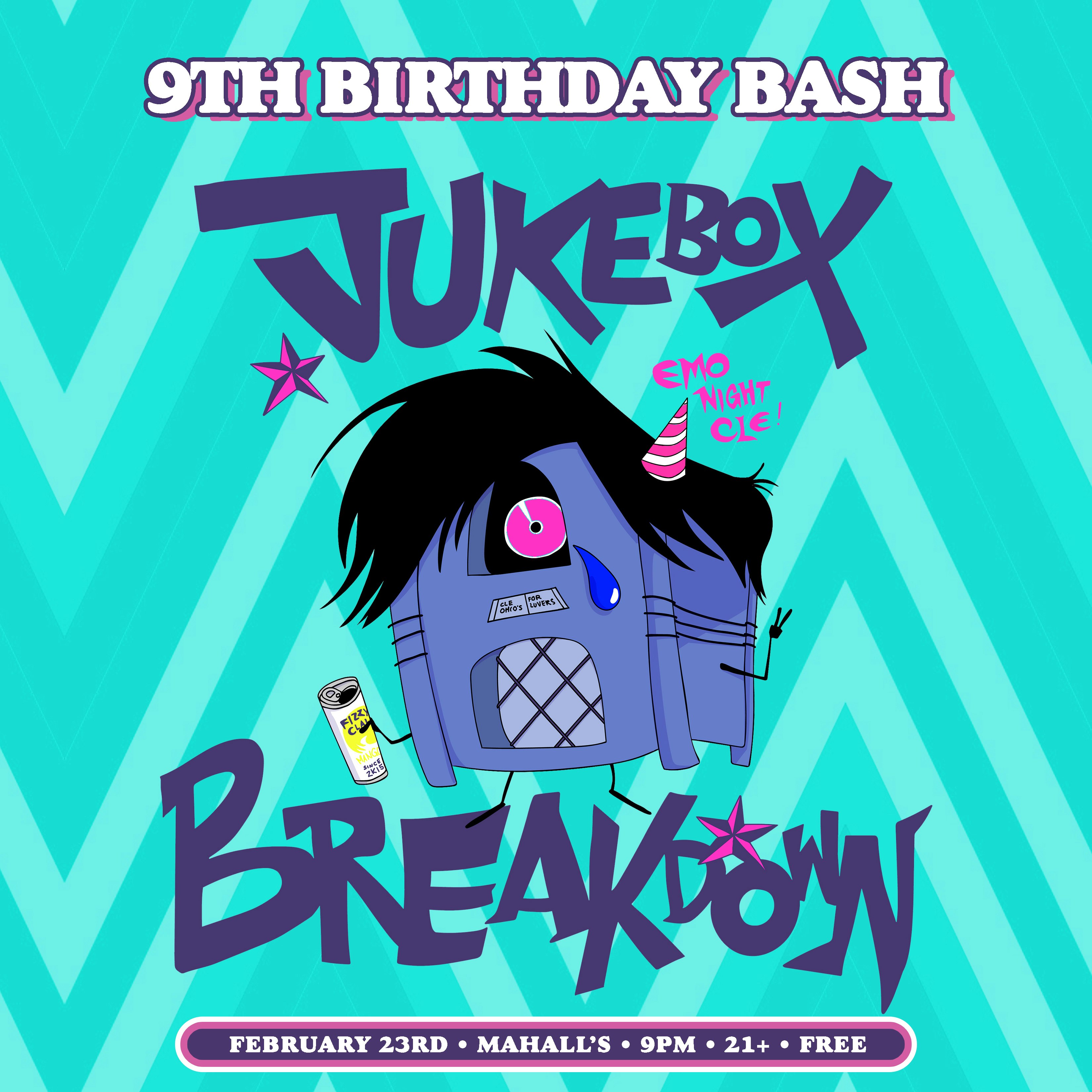 Jukebox Breakdown aka Emo Night CLE 9th birthday! at Mahalls - Friday ...