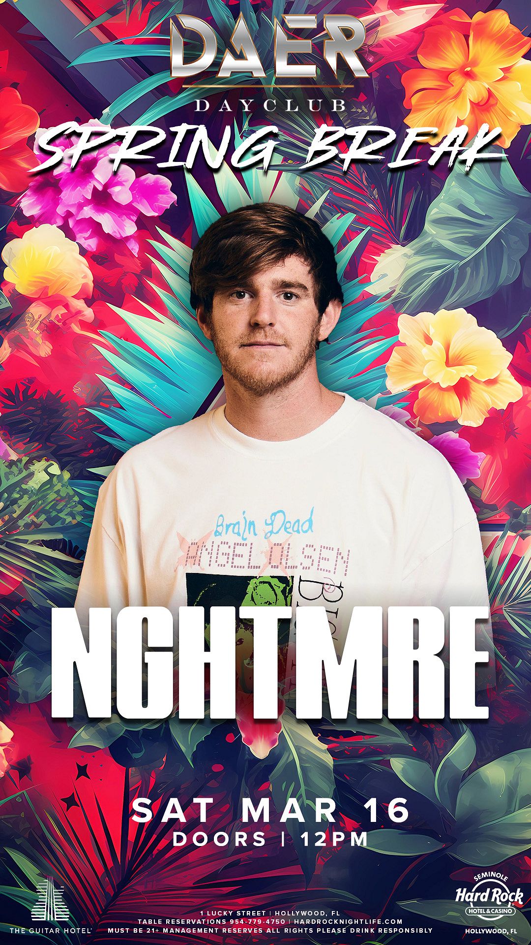 NGHTMRE | DAER Dayclub - Hard Rock Holly at Daer Dayclub - Saturday ...