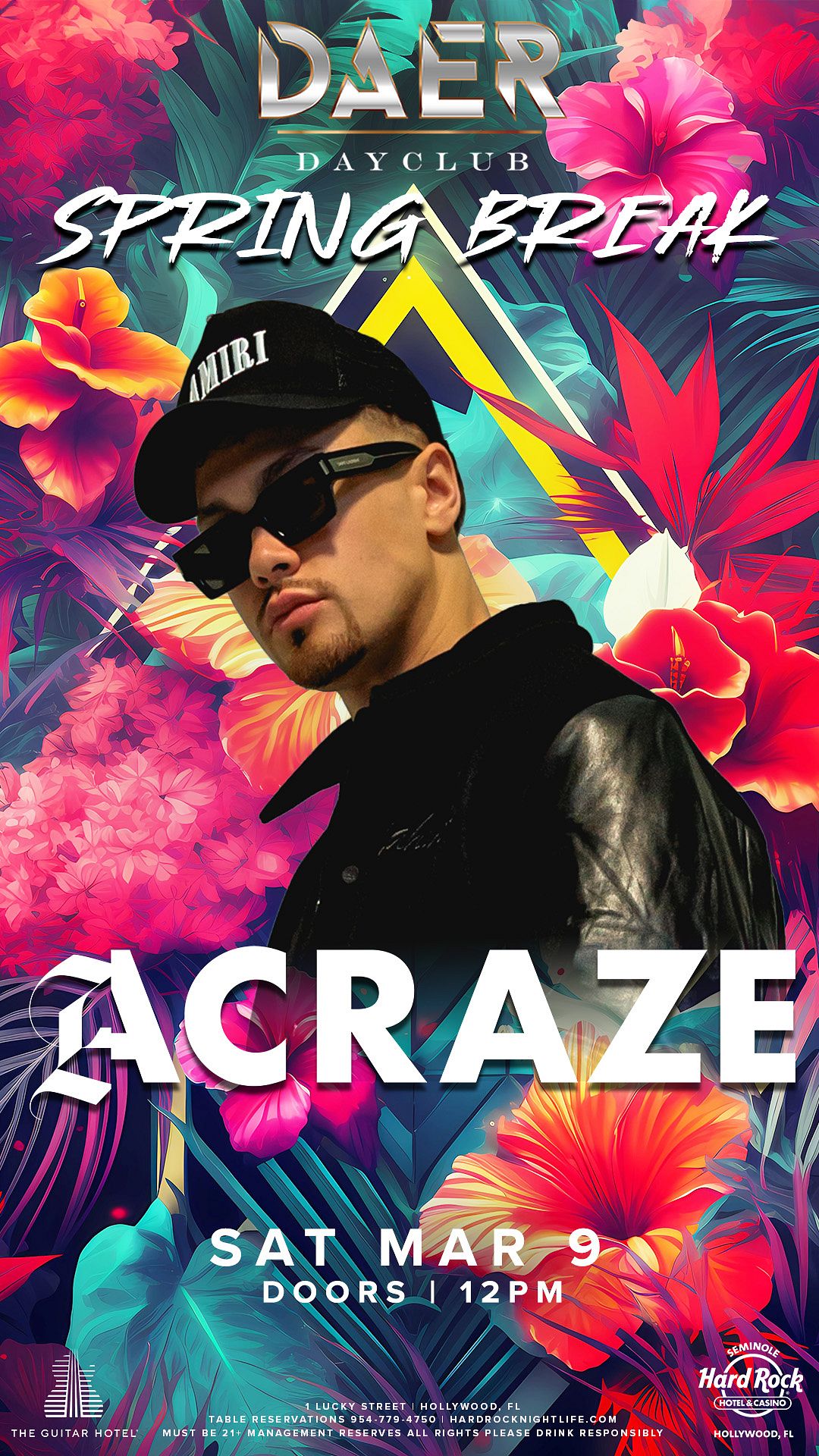 ACRAZE | DAER Dayclub - Hard Rock Holly at Daer Dayclub - Saturday, Mar ...