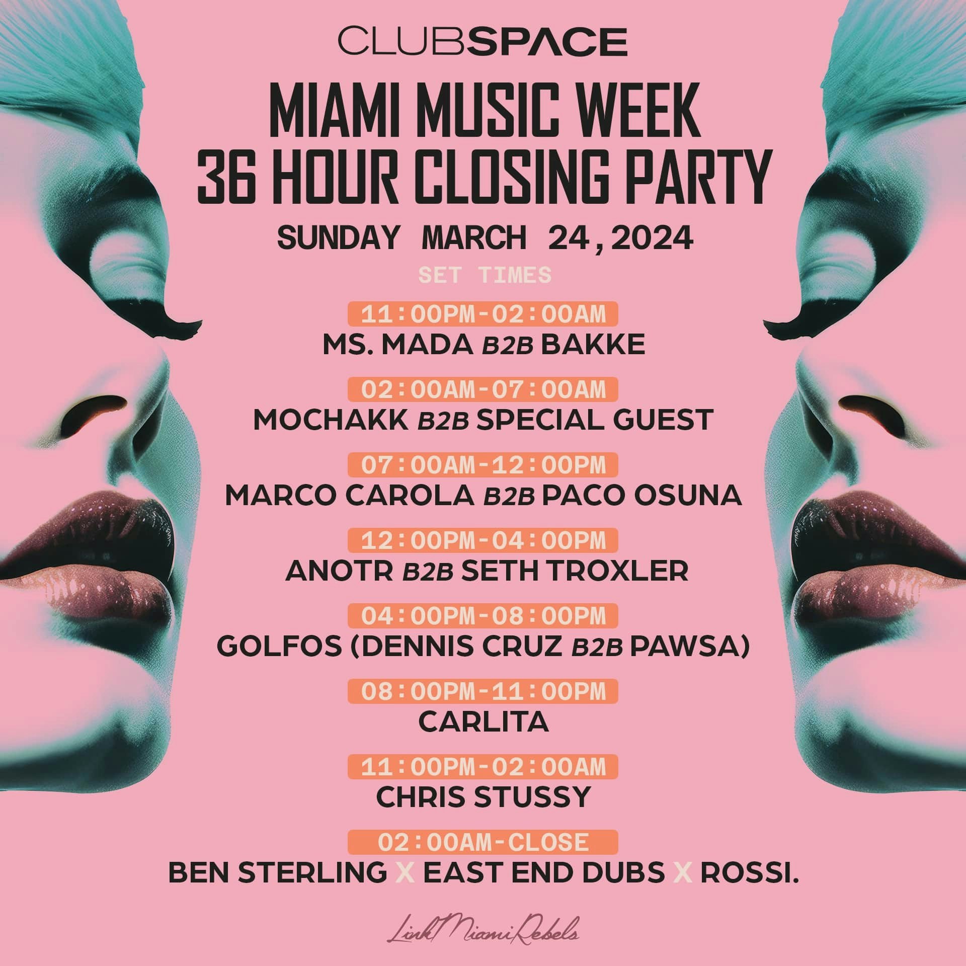 Space MMW Closing Party at Space - Sunday, Mar 24 2024 | Discotech
