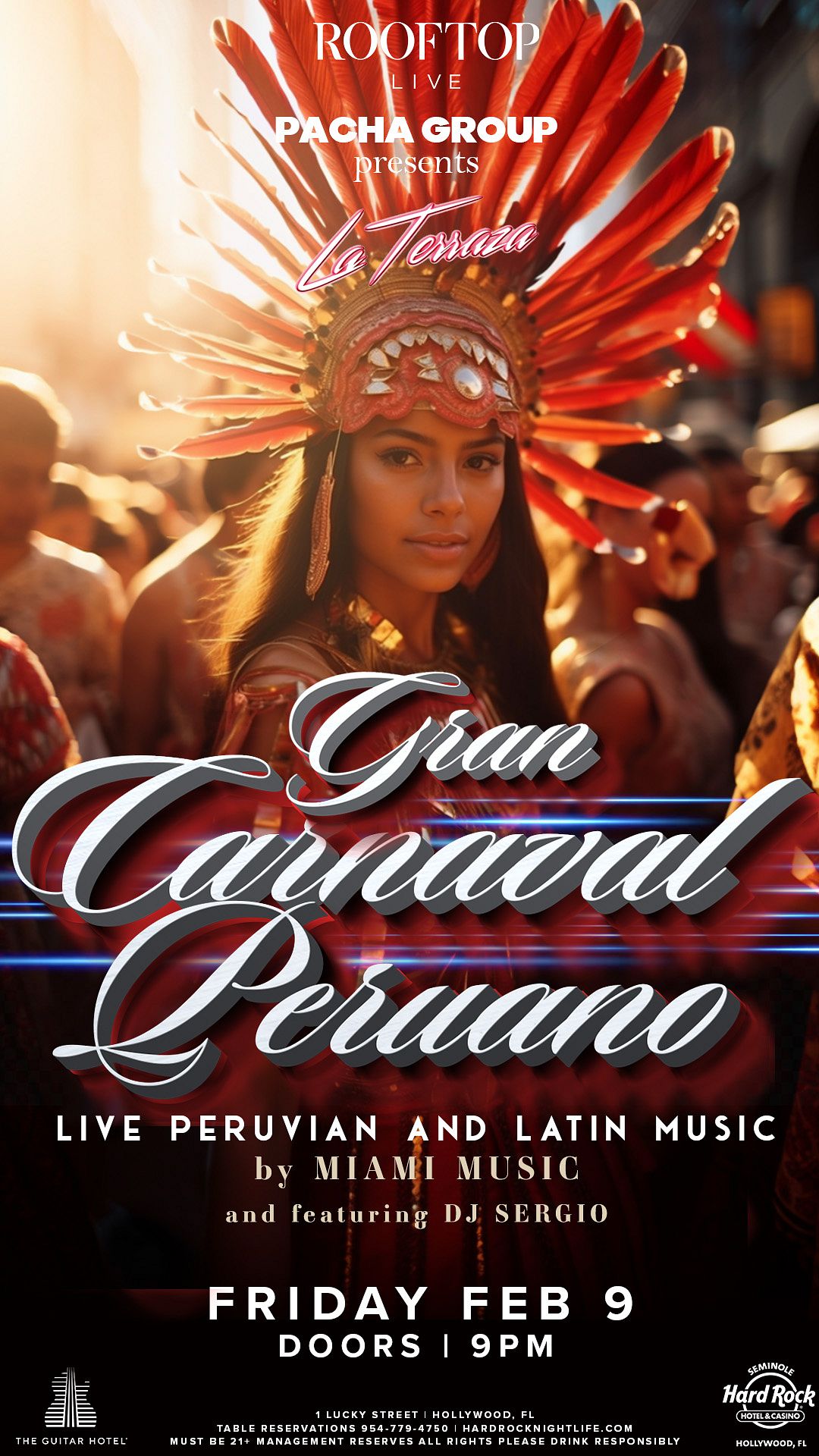 Carnaval Peruano | Rooftop Live - Hard Rock Holly at Rooftop Live ...