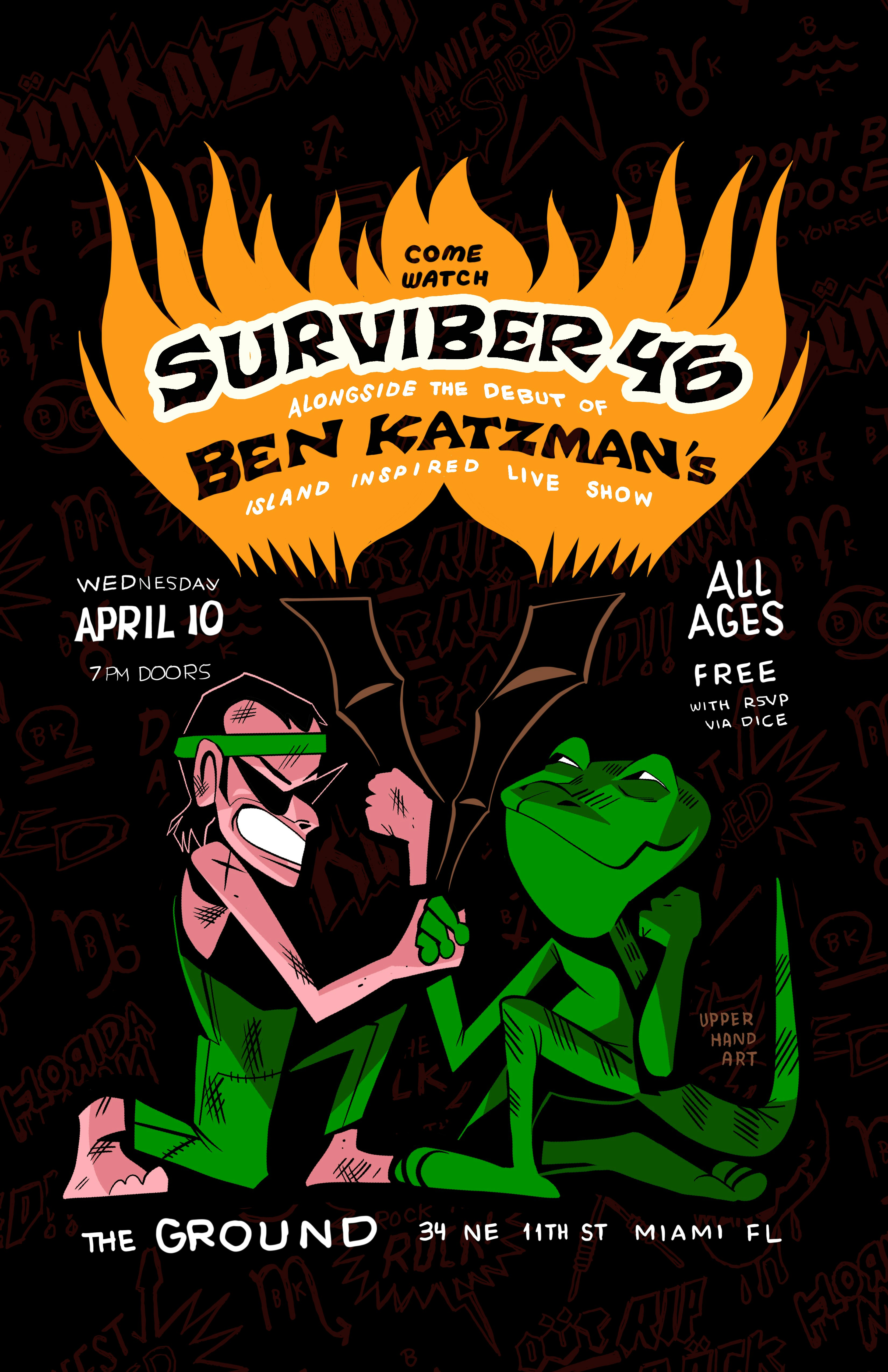 Surviber 46 Watch Party with Ben Katzman at The Ground at Space ...