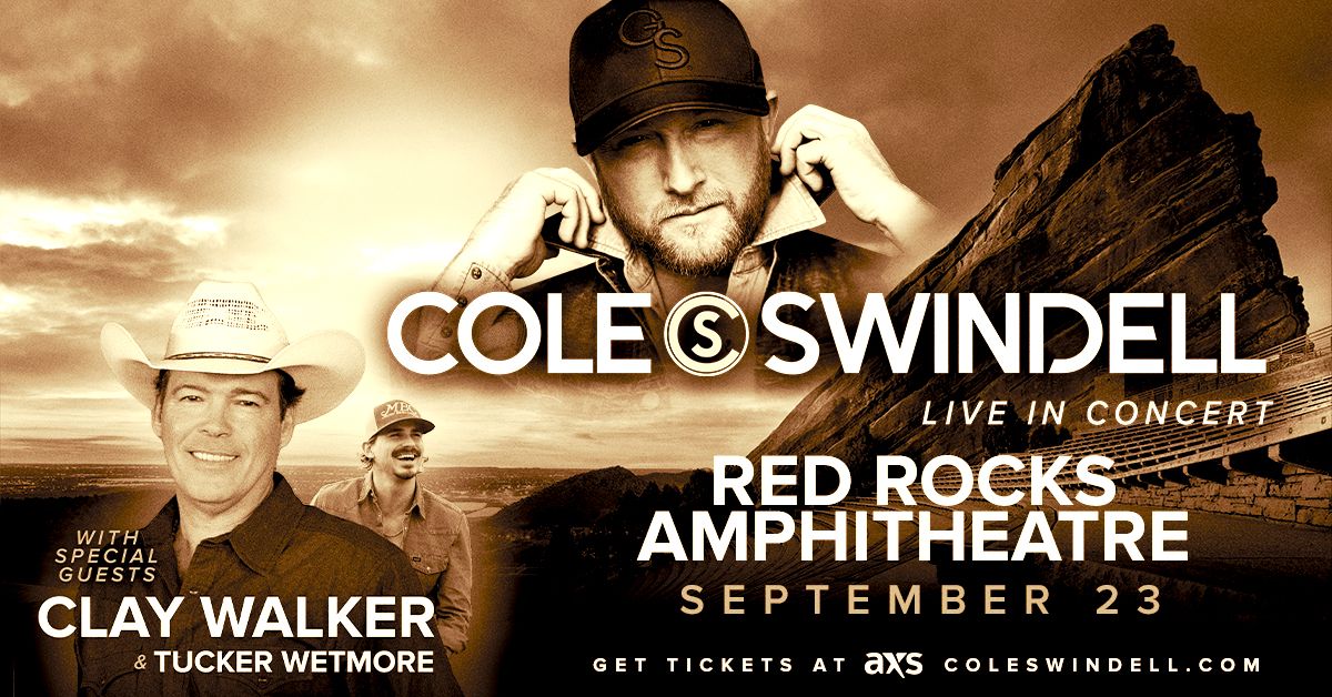 Cole Swindell at Red Rocks Amphitheatre - Monday, Sep 23 2024 | Discotech