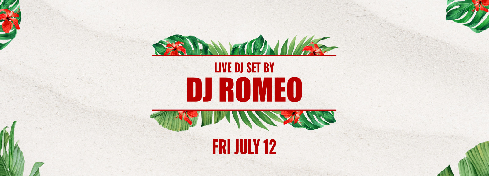 DJ Romeo at Drai's Beachclub - Friday, Jul 12 2024 | Discotech