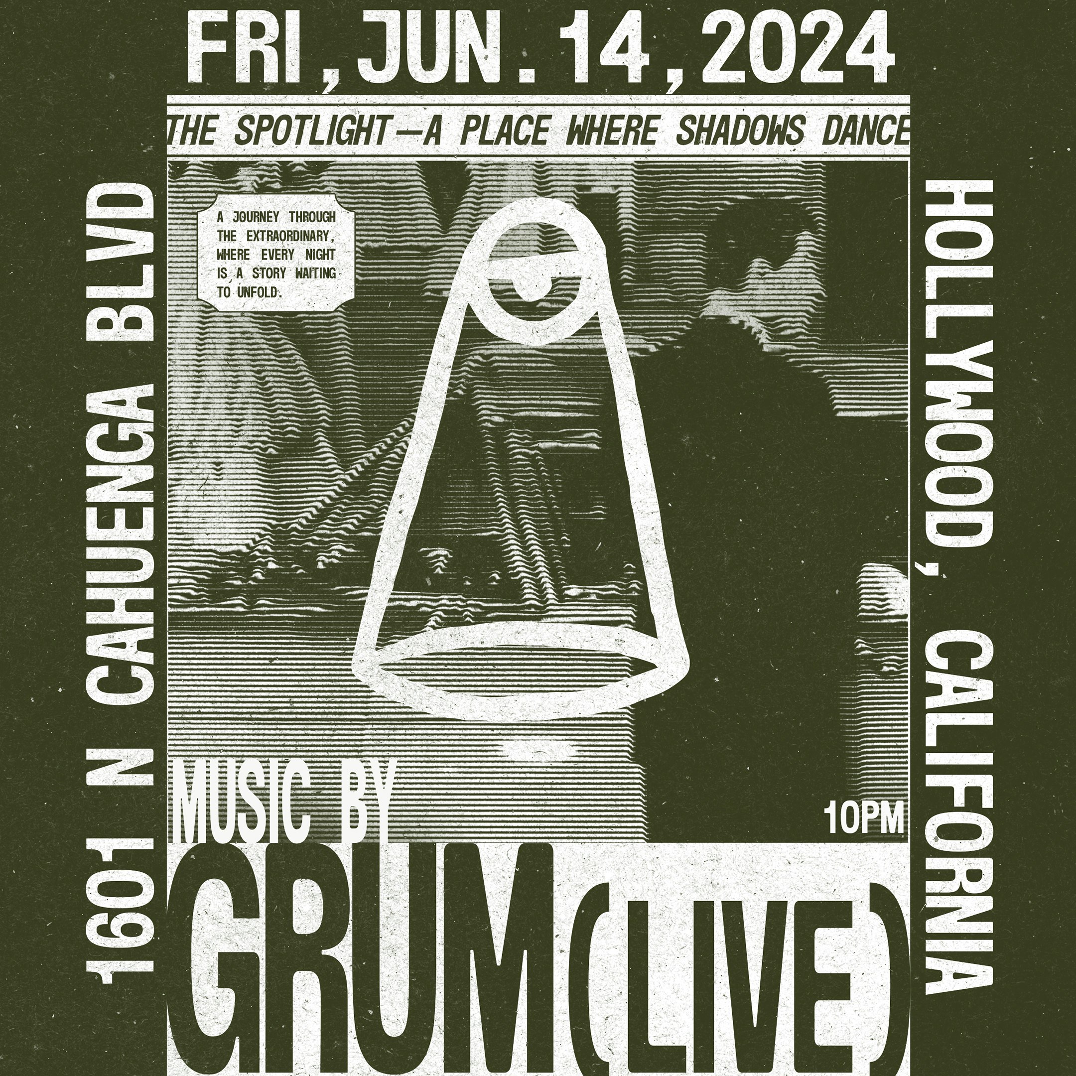Grum (Live) at The Spotlight - Friday, Jun 14 2024 | Discotech