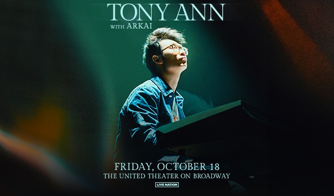 Tony Ann at The Theatre at Ace Hotel - Friday, Oct 18 2024 | Discotech