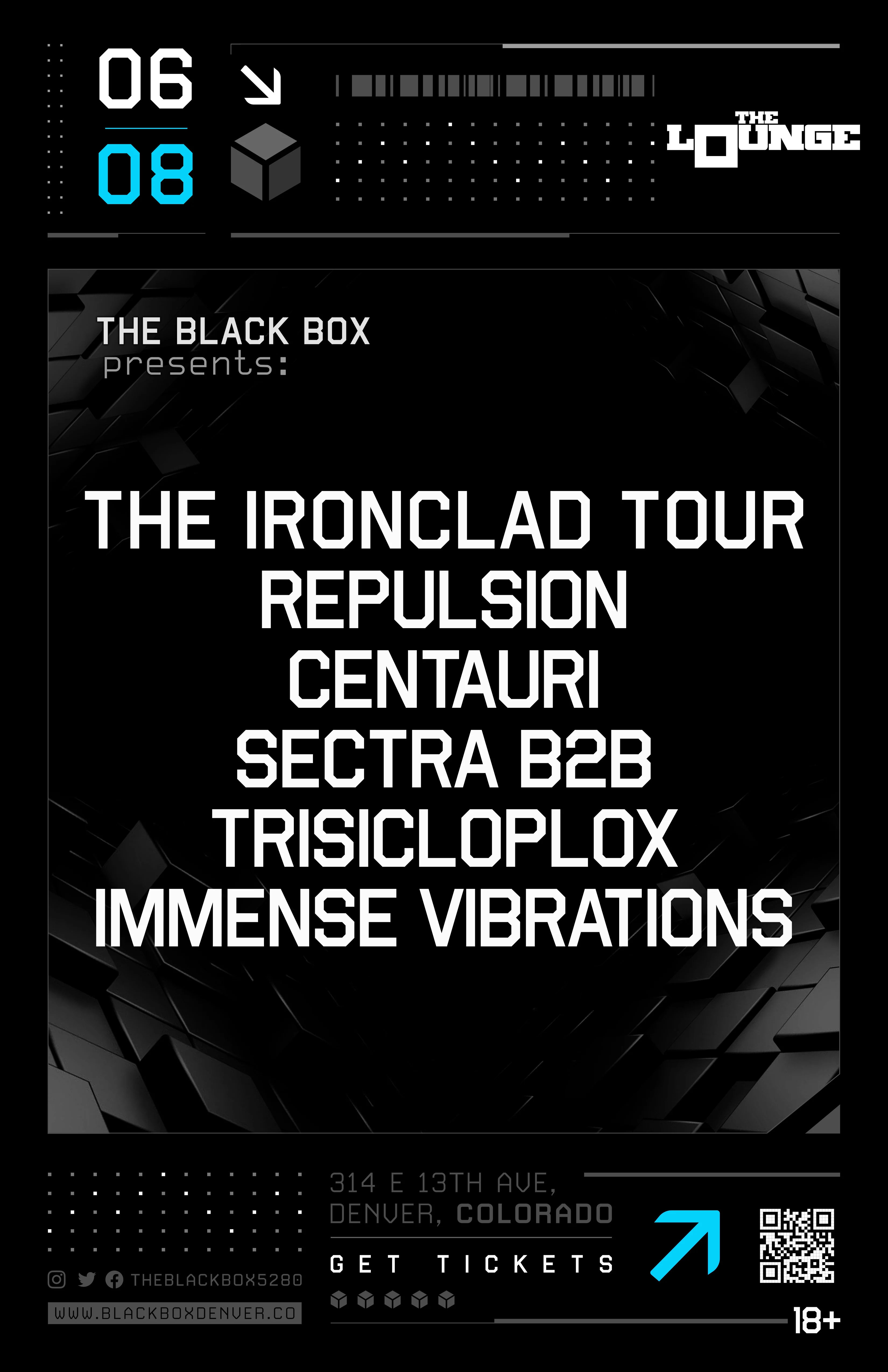 The Ironclad Tour: Repulsion x Centauri w/ Sectra B2B Trisicloplox, Immense Vibrations at The ...