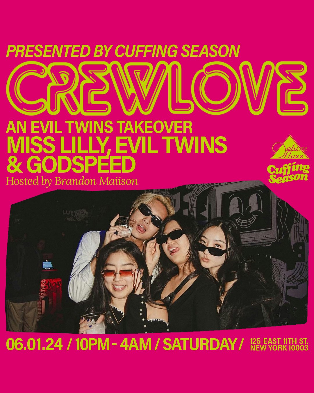 CREWLOVE Presented by Cuffing Season at Deluxx Fluxx - Saturday, Jun 1 ...