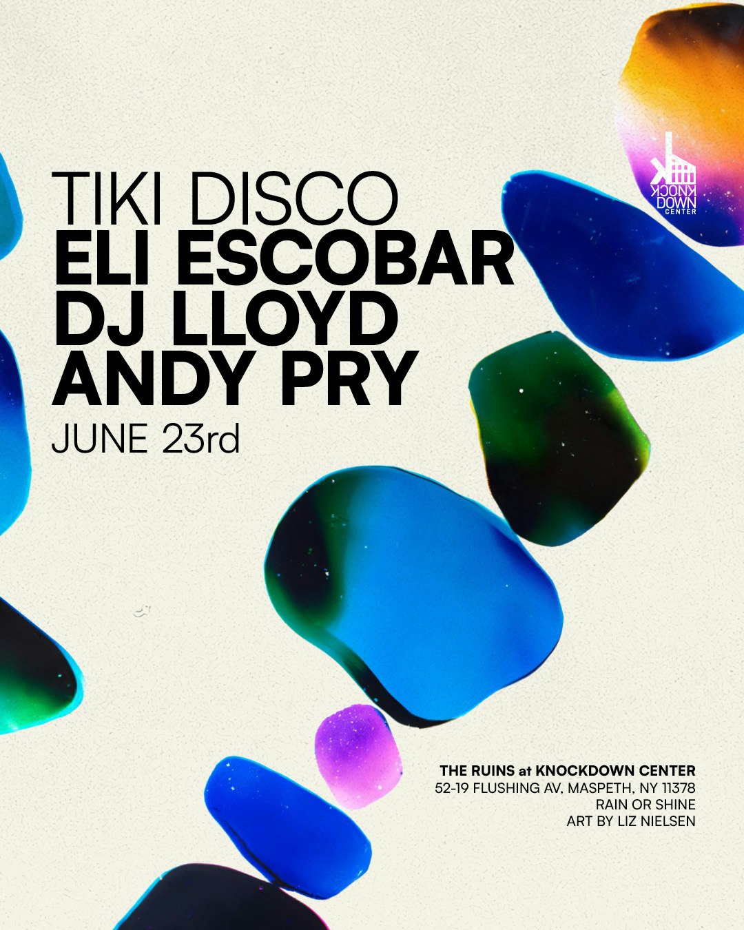 Tiki Disco at Knockdown Center - Sunday, Jun 23 2024 | Discotech