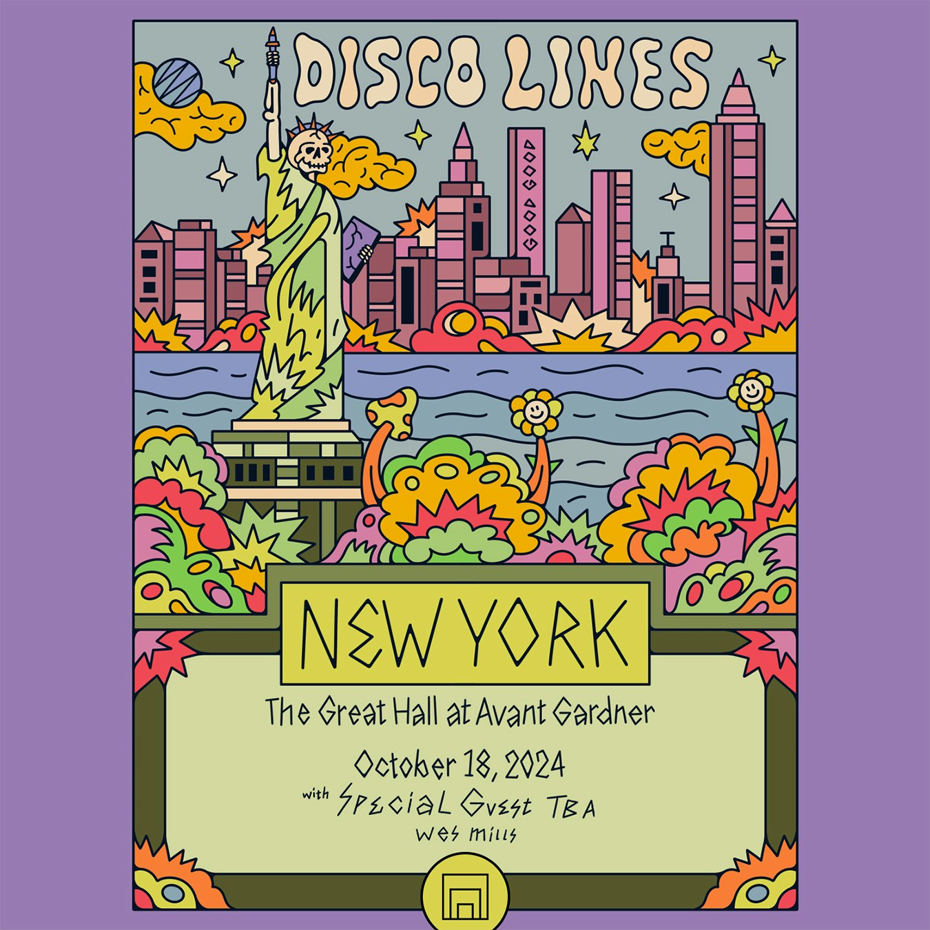 Disco Lines: Disco Boy Tour at Avant Gardner (Great Hall) - Friday, Oct ...