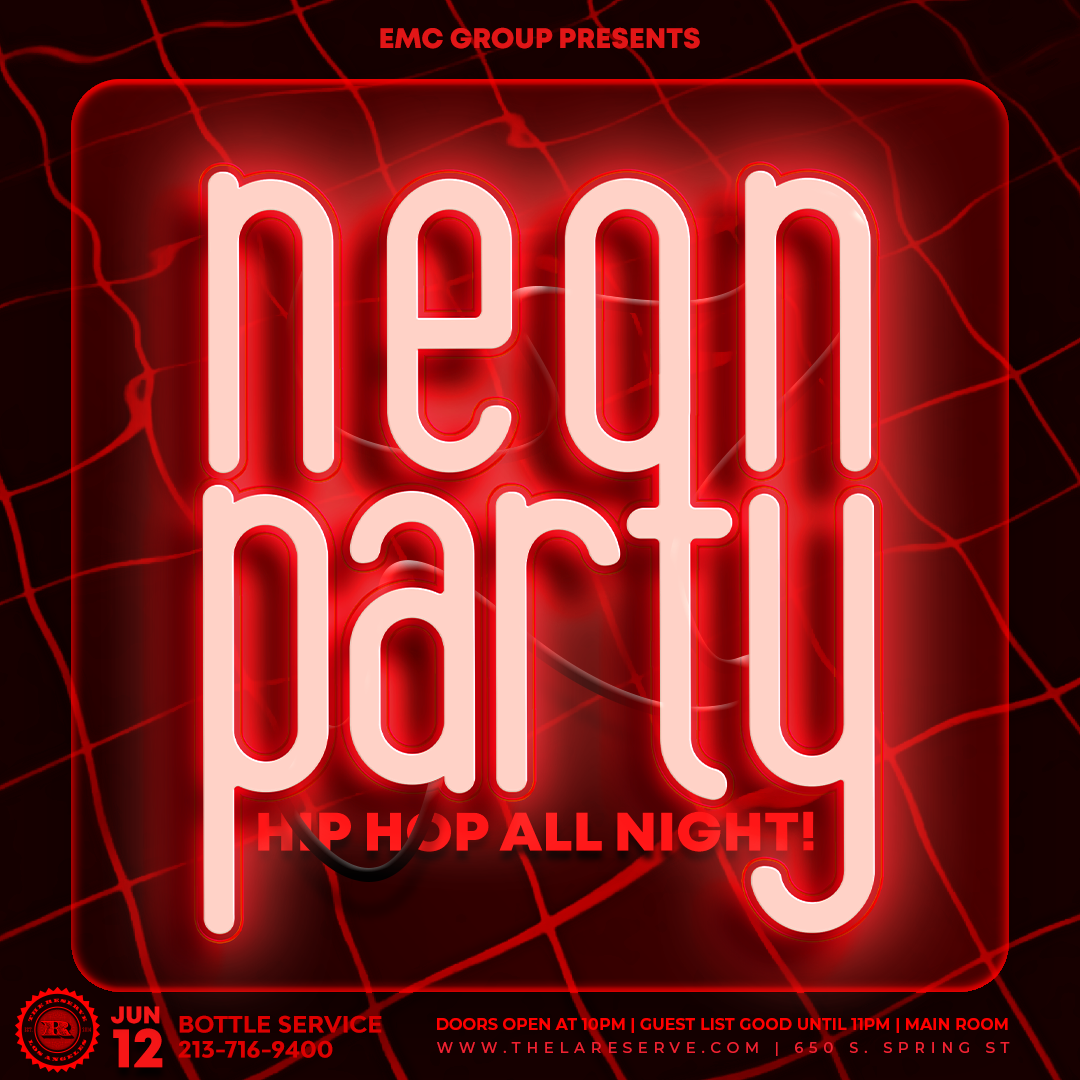 Neon Party at The Reserve - Friday, Jul 12 2024 | Discotech