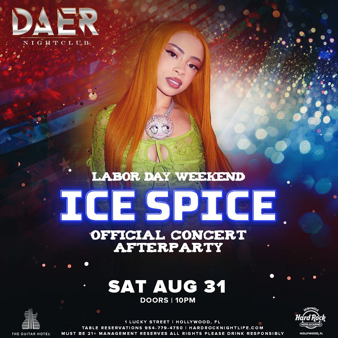 Ice Spice | DAER Nightclub - Hard Rock Holly at Daer Nightclub ...
