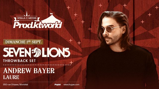Seven Lions, Andrew Bayer, Laure at New City Gas - Sunday, Sep 1 2024 ...