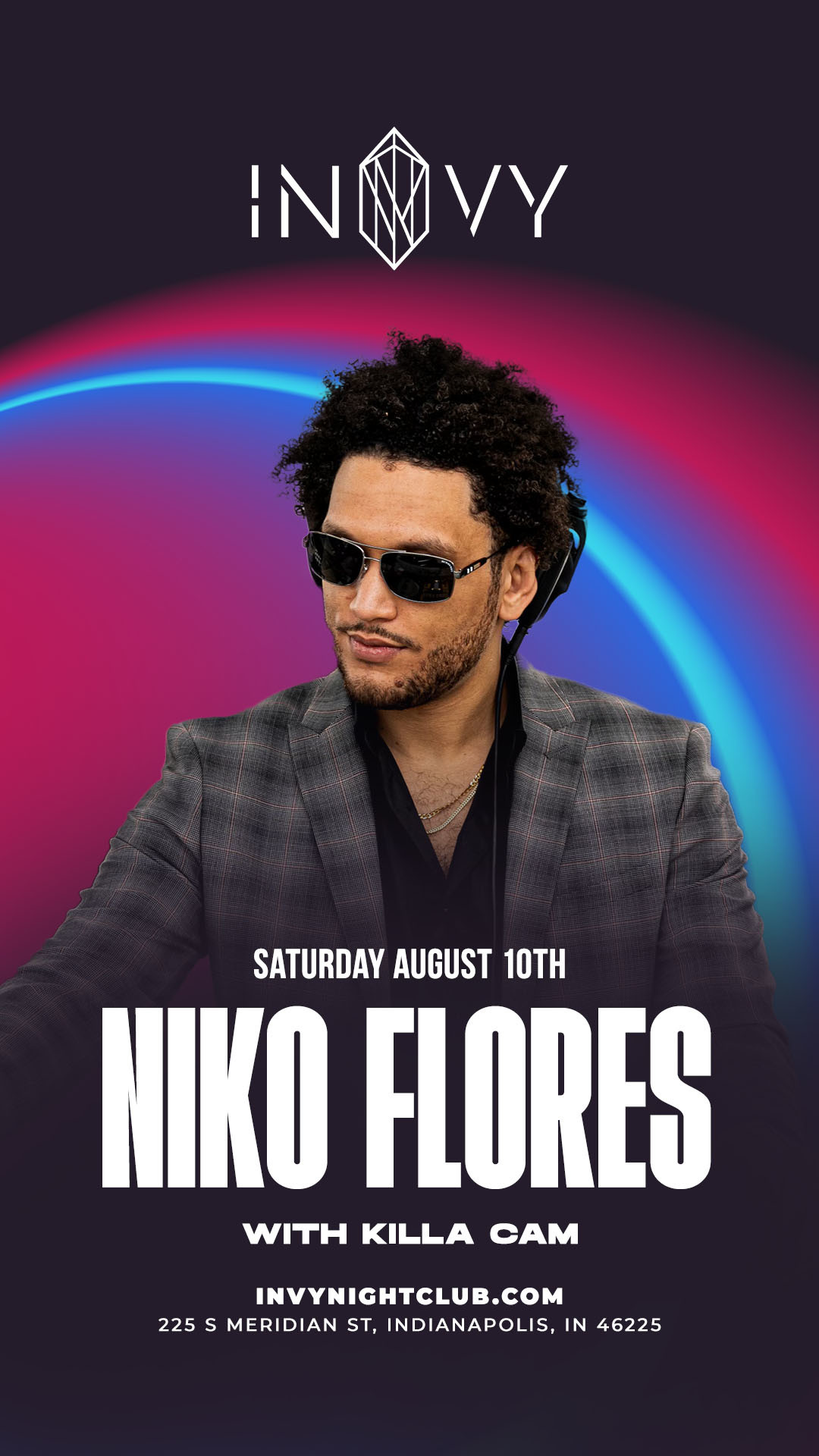 Niko Florez at Invy Nightclub - Saturday, Aug 10 2024 | Discotech