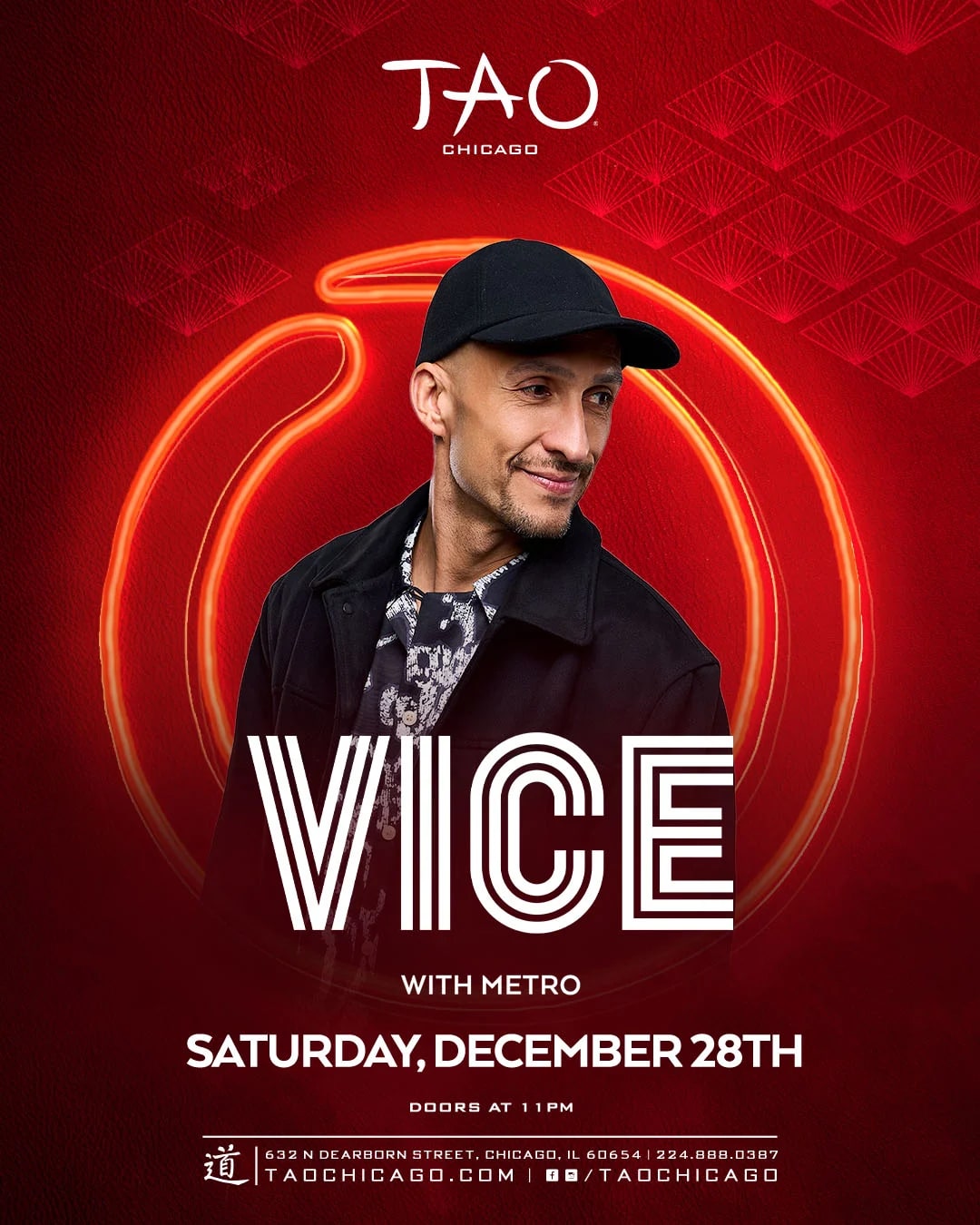 Vice at Tao - Saturday, Dec 28 2024 | Discotech