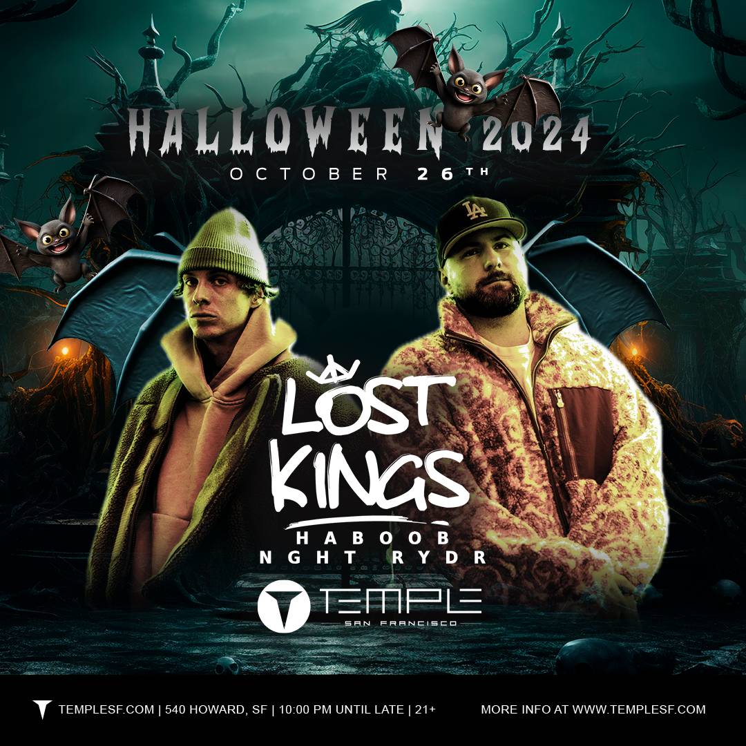 Lost Kings | Halloween 2024 at Temple - Saturday, Oct 26 2024 | Discotech