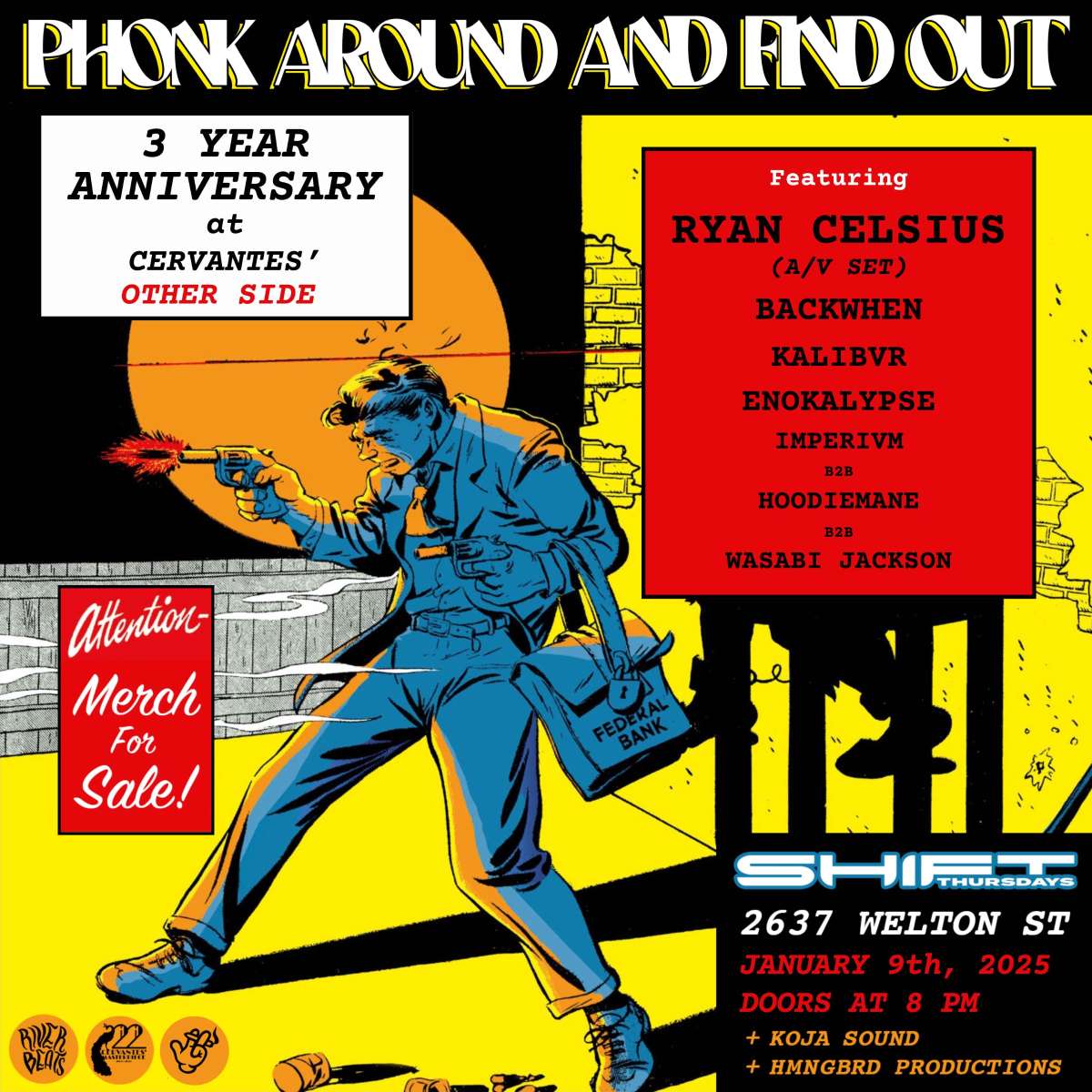 SHIFT Ft. Phonk Around & Find Out 3rd Anniversary w/ Ryan Celsius ...