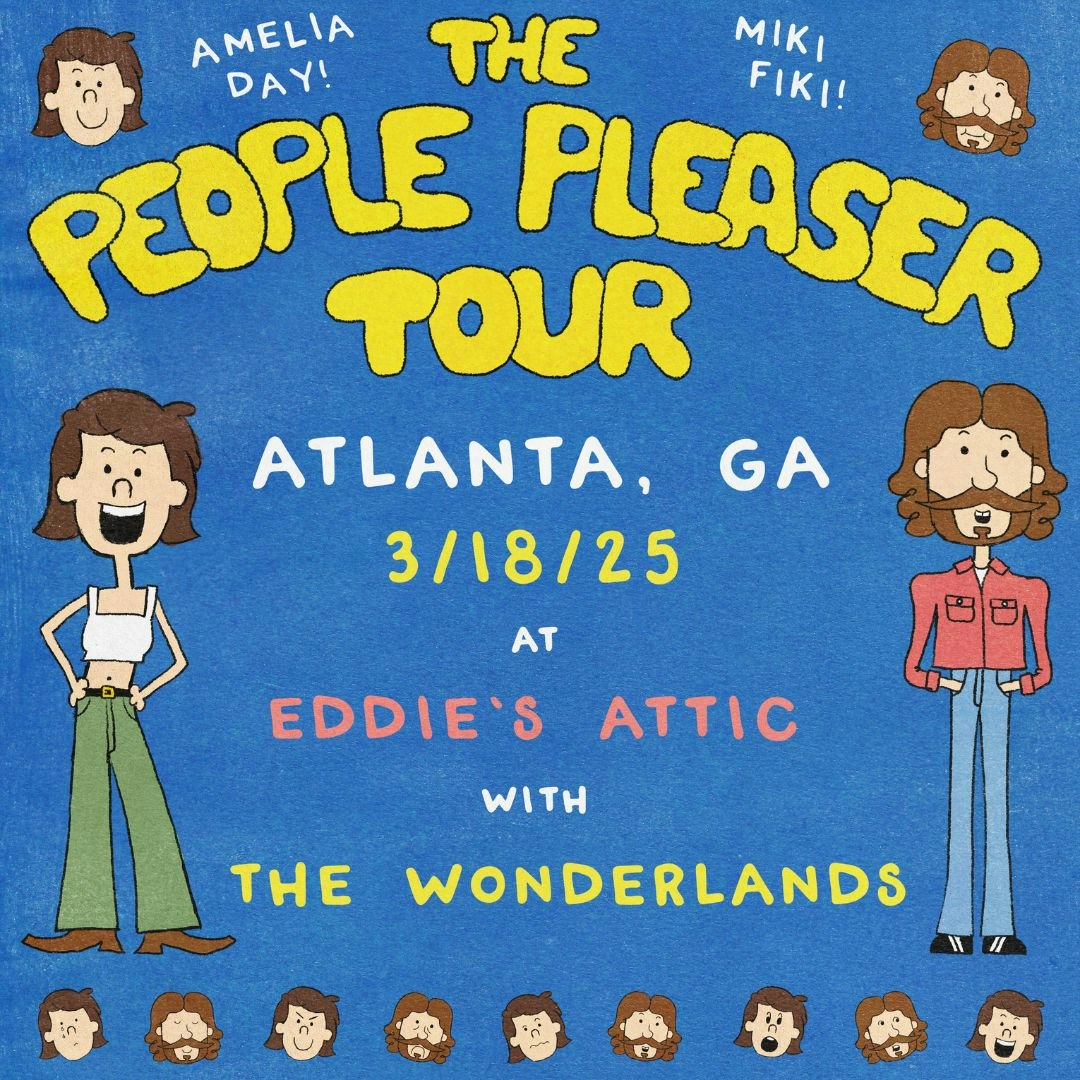 Miki Fiki and Amelia Day with special guests The Wonderlands at Eddie's ...