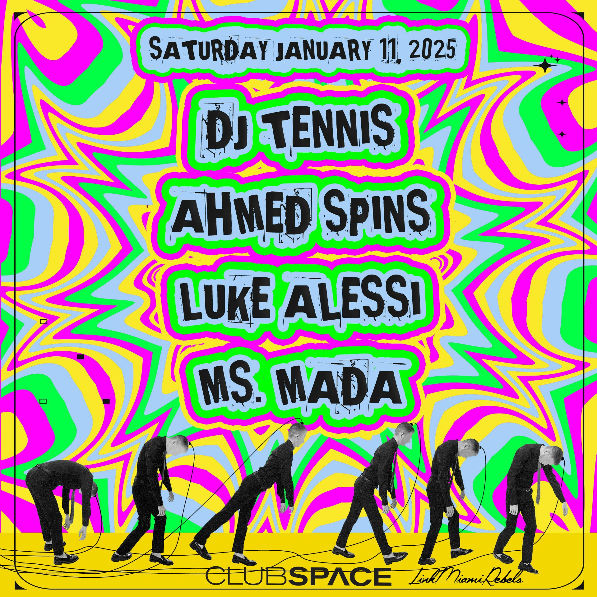 DJ Tennis, Ahmed Spins & Luke Alessi at Space - Saturday, Jan 11 2025 ...