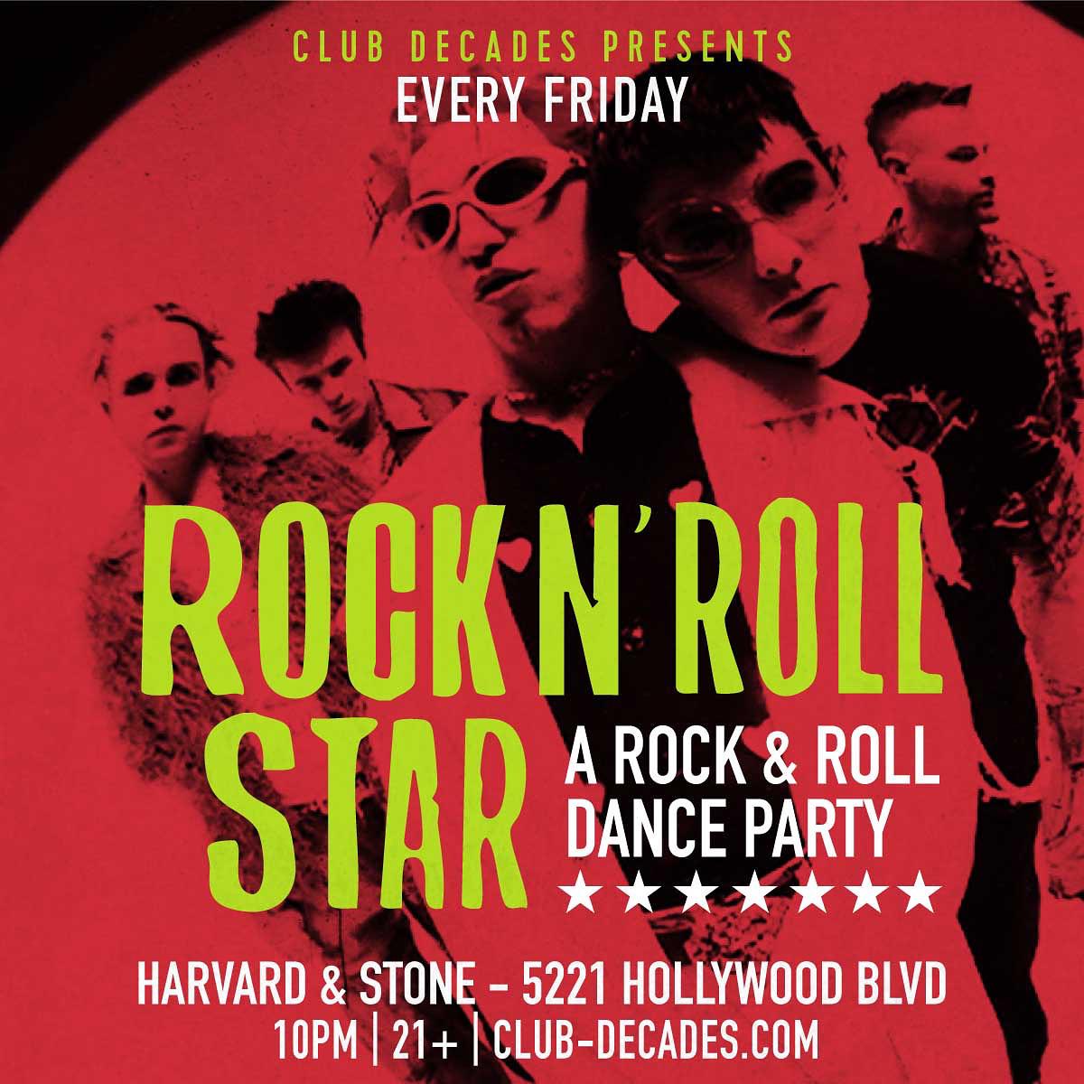 Rock ‘n Roll Star 2/21 @ Harvard & Stone at Los Angeles Concerts ...