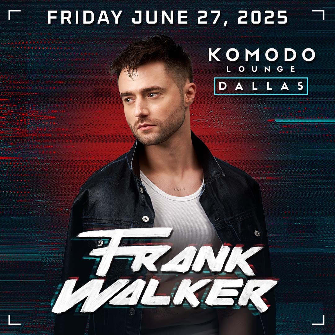 Frank Walker at Komodo Lounge - Friday, Jun 27 2025 | Discotech
