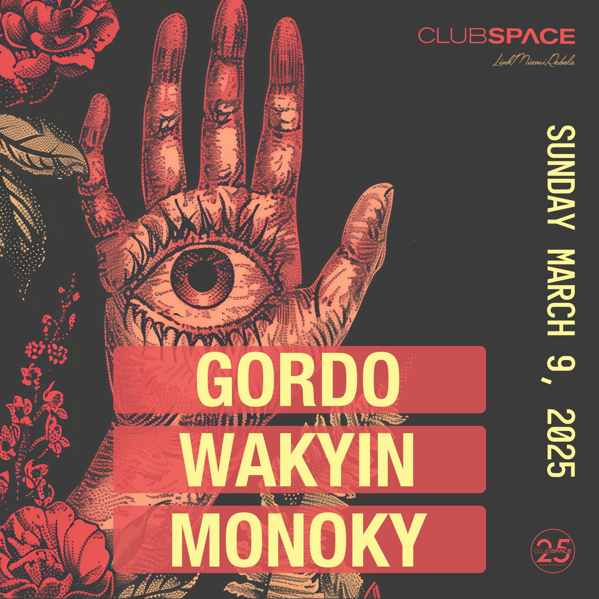Gordo & Wakyin at Space - Sunday, Mar 9 2025 | Discotech