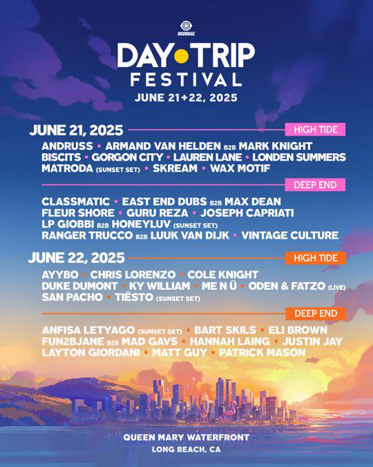 Day Trip Festival 2025 - 2 Day Pass at Day Trip Festival - Saturday ...
