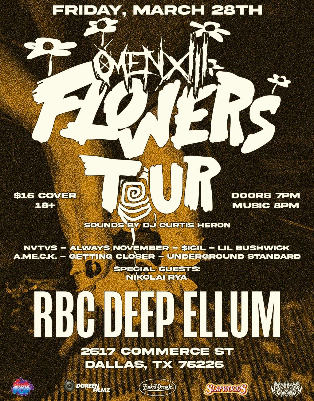 OmenXIII at RBC Deep Ellum - Friday, Mar 28 2025 | Discotech