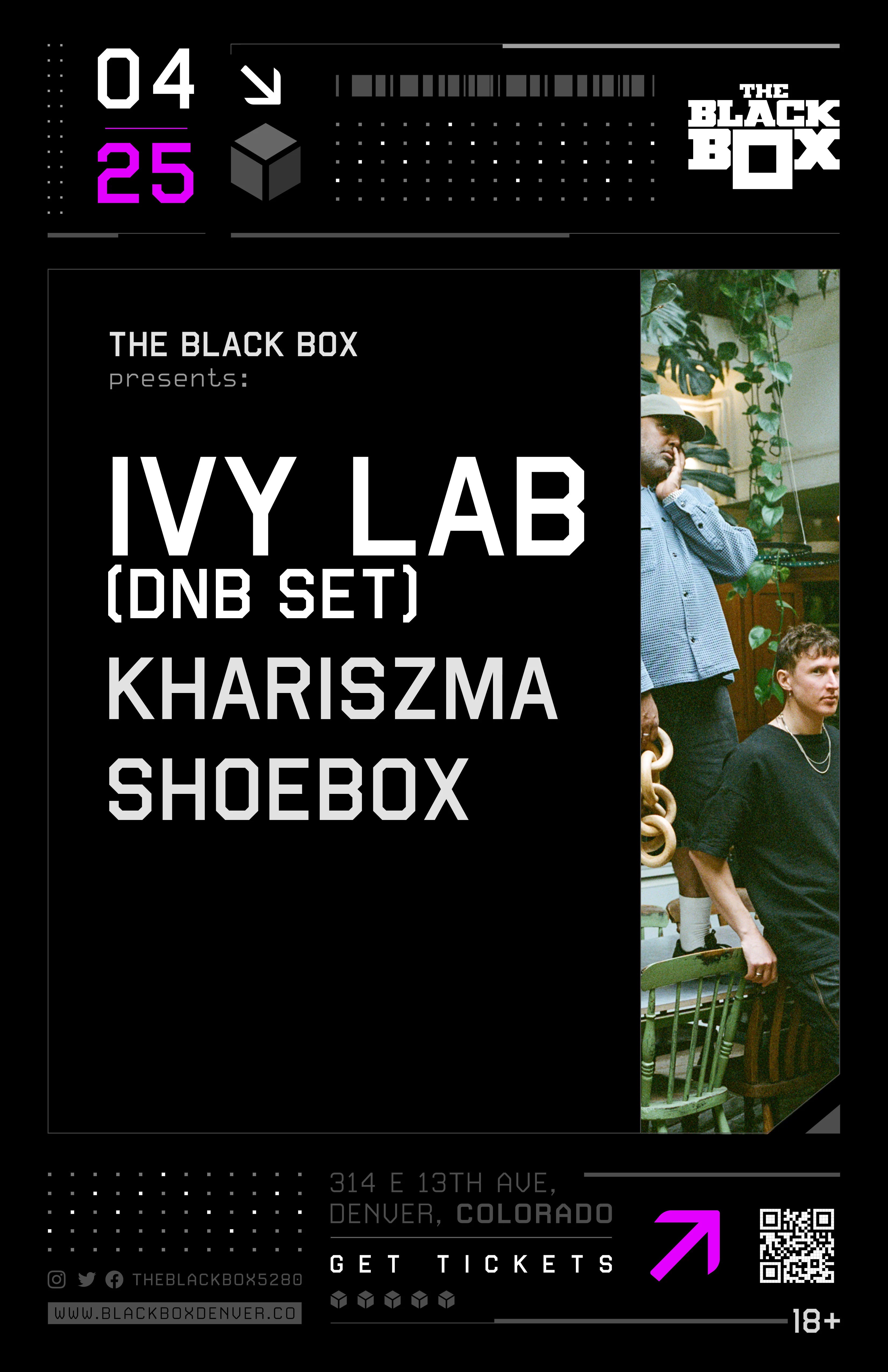 The Black Box presents: Ivy Lab (DnB Set) w/ Khariszma, Shoebox at The ...