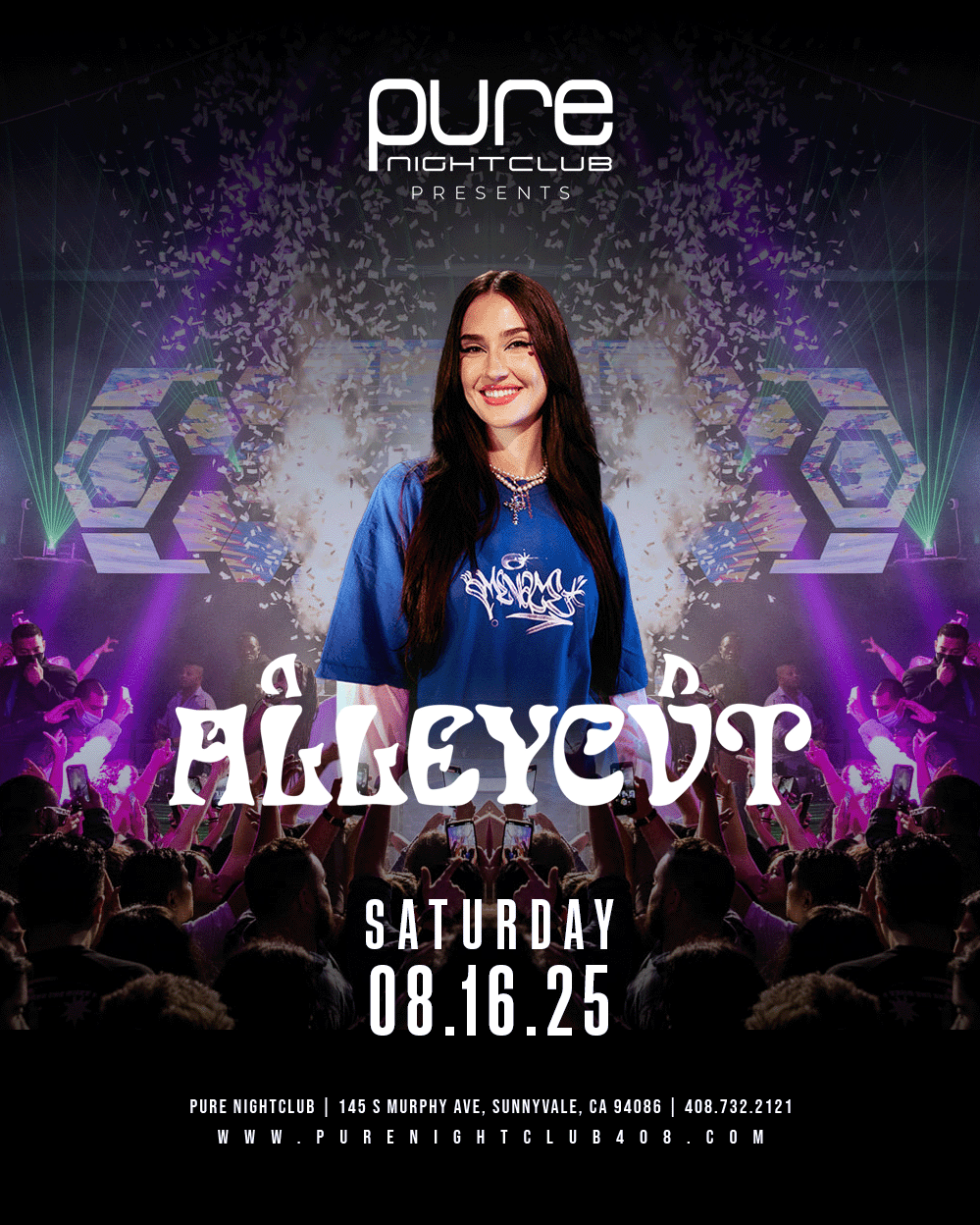 Alleycvt at Pure - Saturday, Aug 16 2025 | Discotech