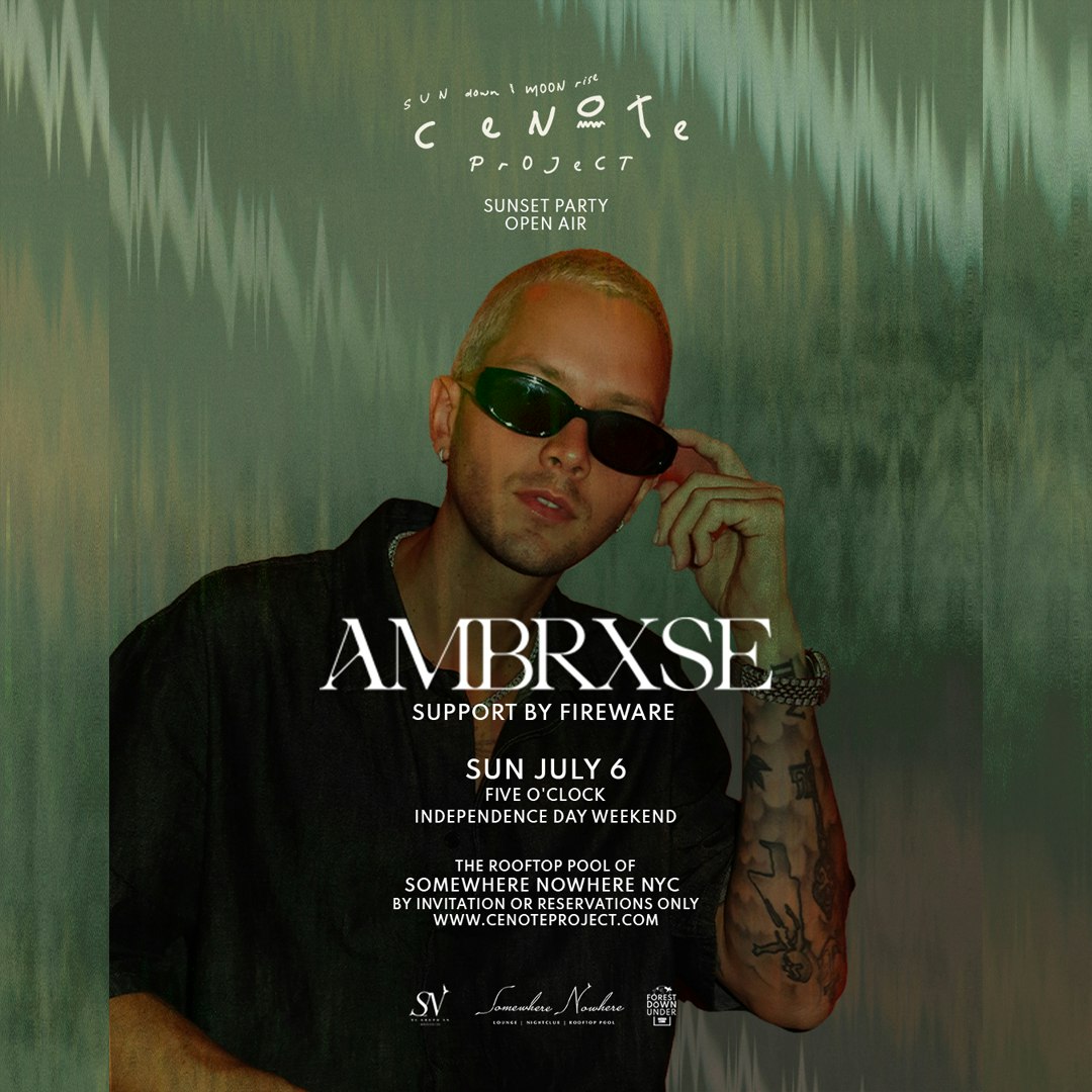 Cenote Project Open-air Rooftop Sunset Party Ft. Ambrxse x Fireware ...